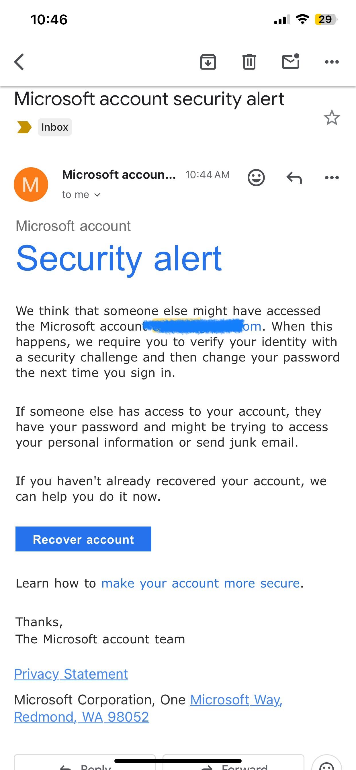 Discover more like Scams: I’m not sure if these are legitimate emails from Microsoft? and ...