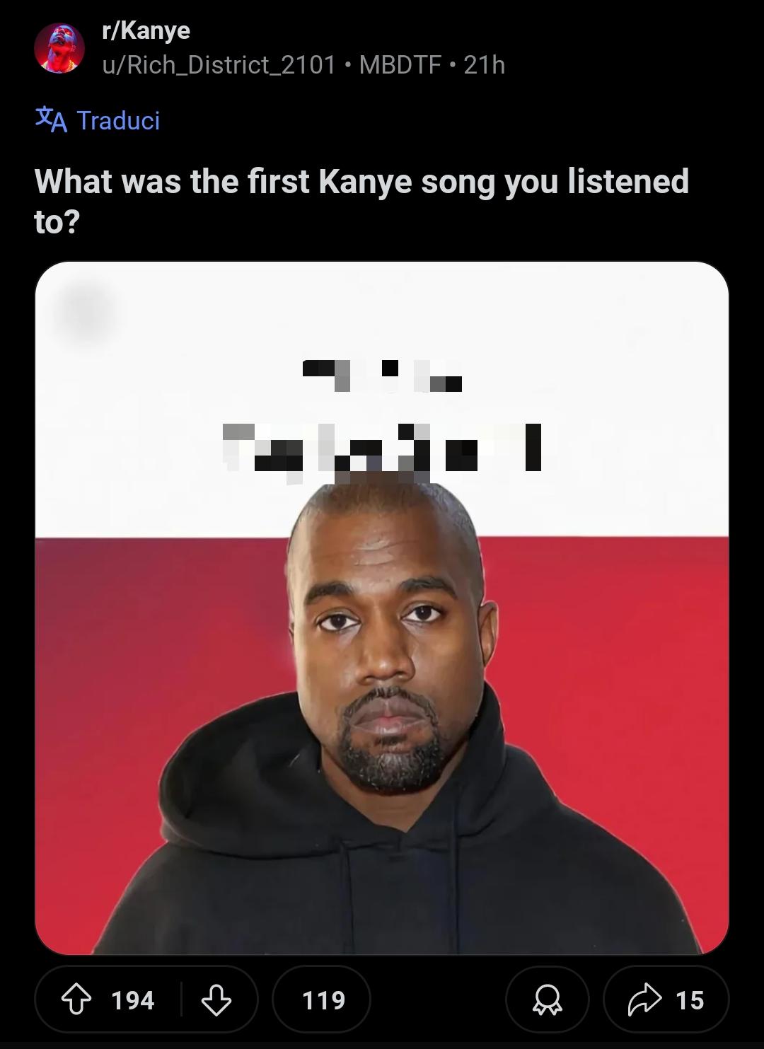 R/Kanye post be like: | Scrolller