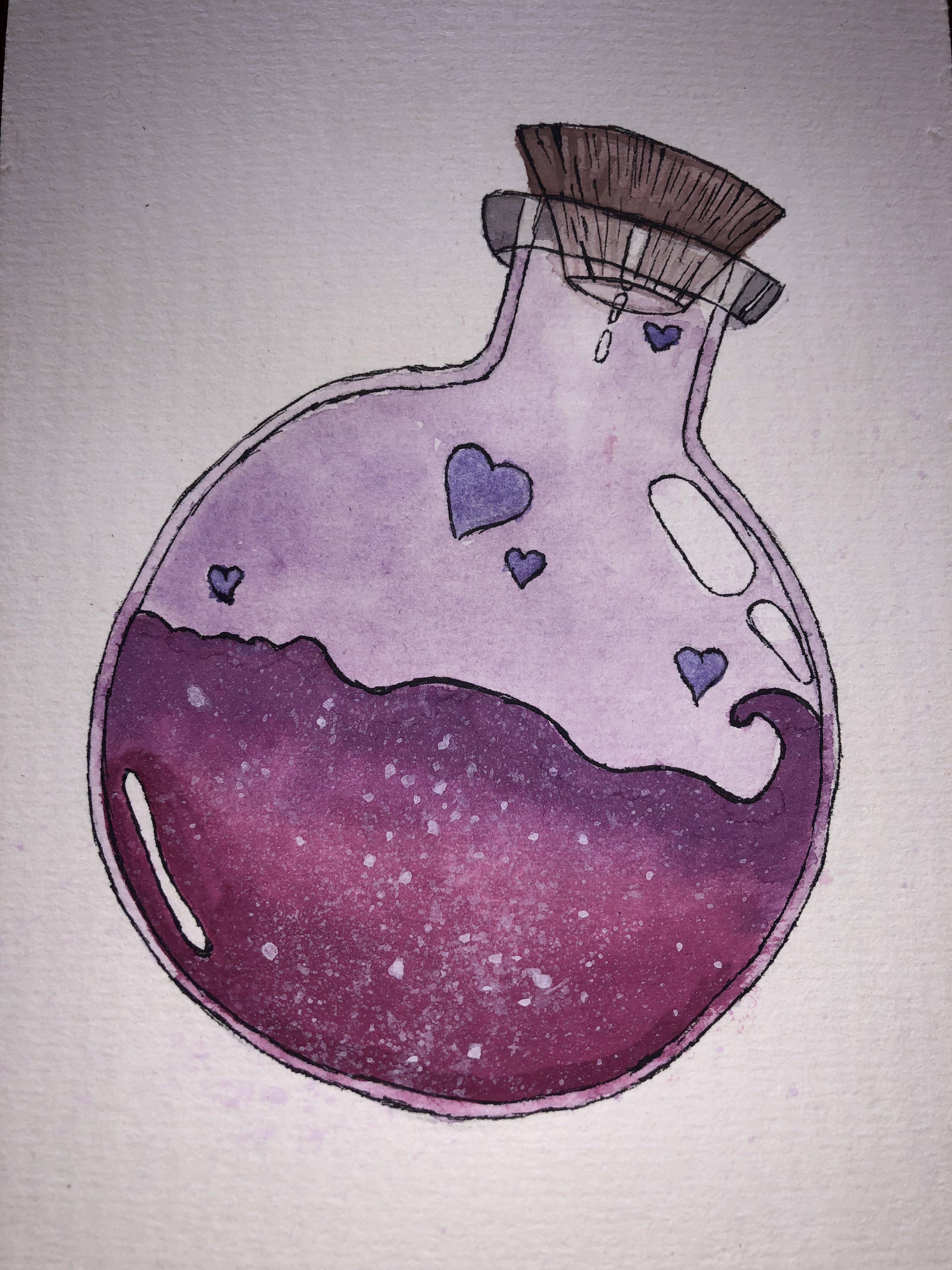 Day 2 of witchtember: turbulent love potion | Scrolller