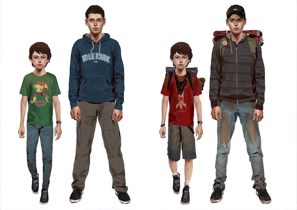 [S2] Unused concept art designs for Sean and Daniel | Scrolller