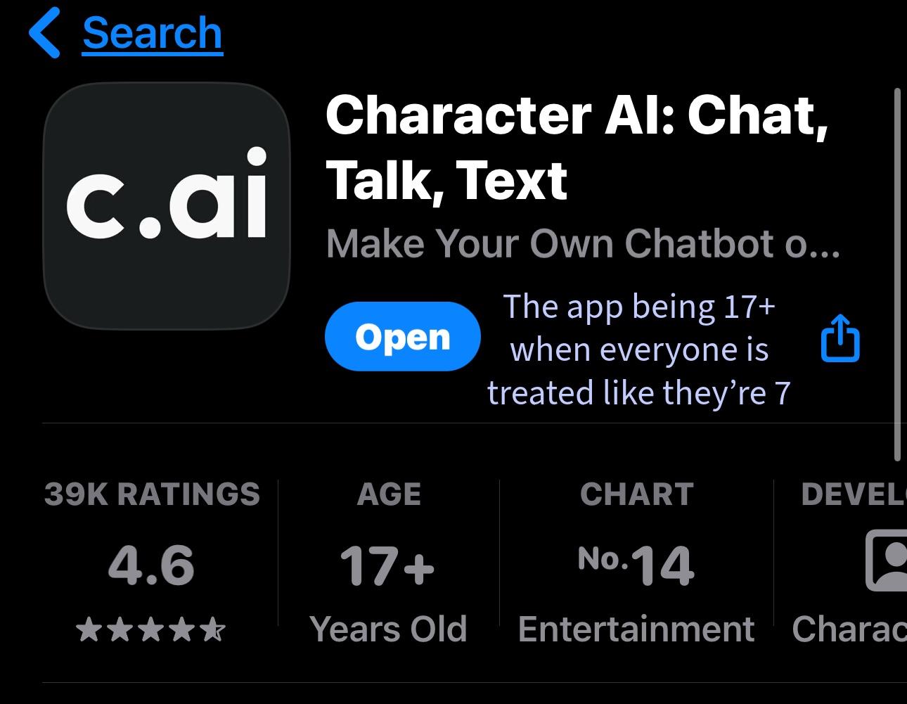 Welcome to c.ai, here’s the issues | Scrolller
