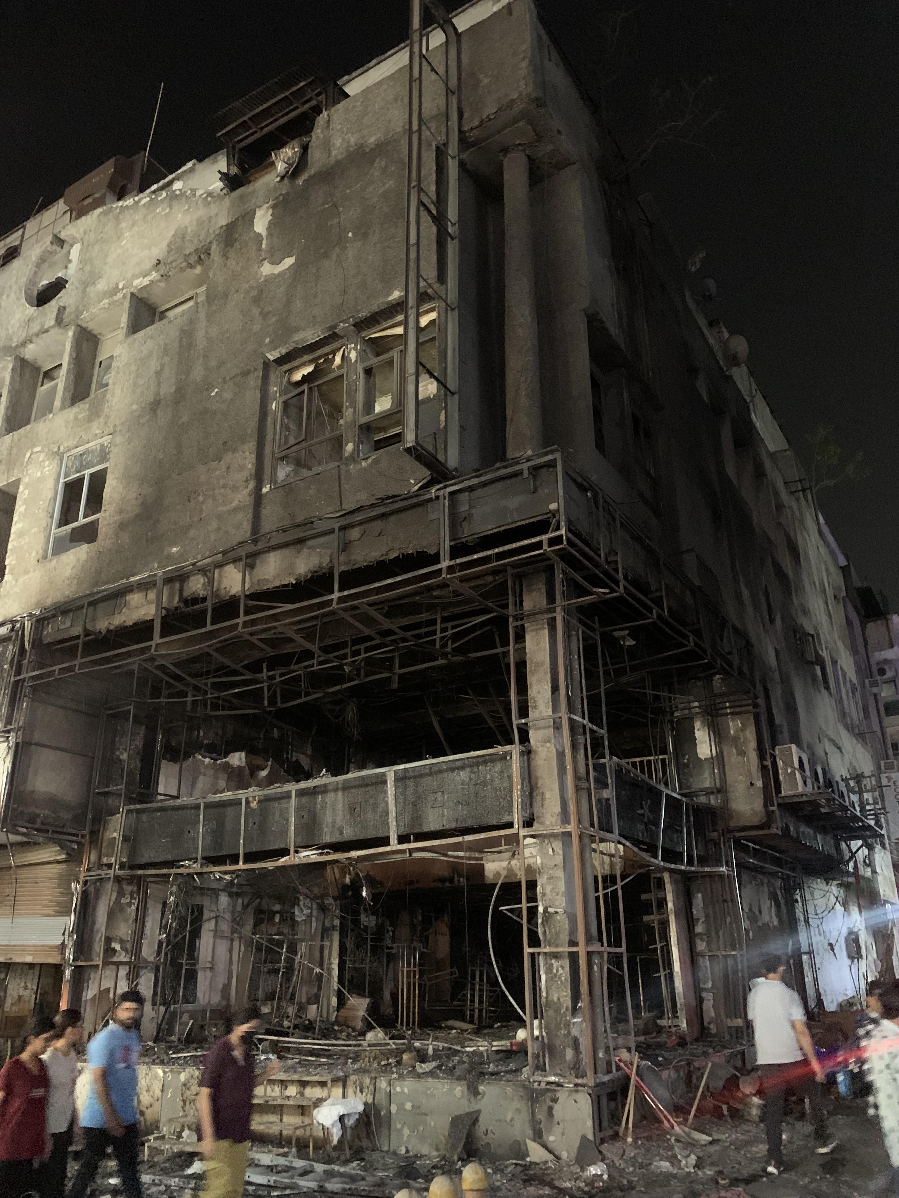 Karol Bagh Showroom burnt to ground. | Scrolller