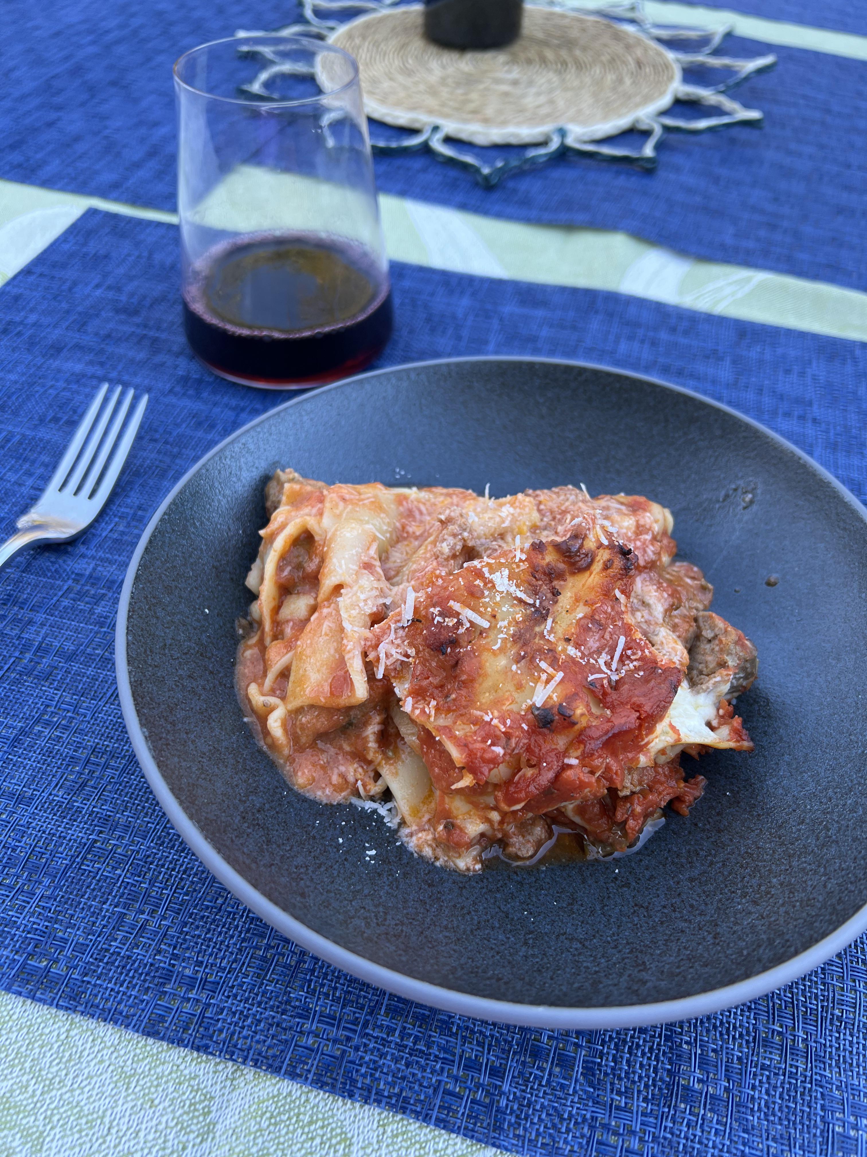 [homemade] lasagna and Cesar salad | Scrolller