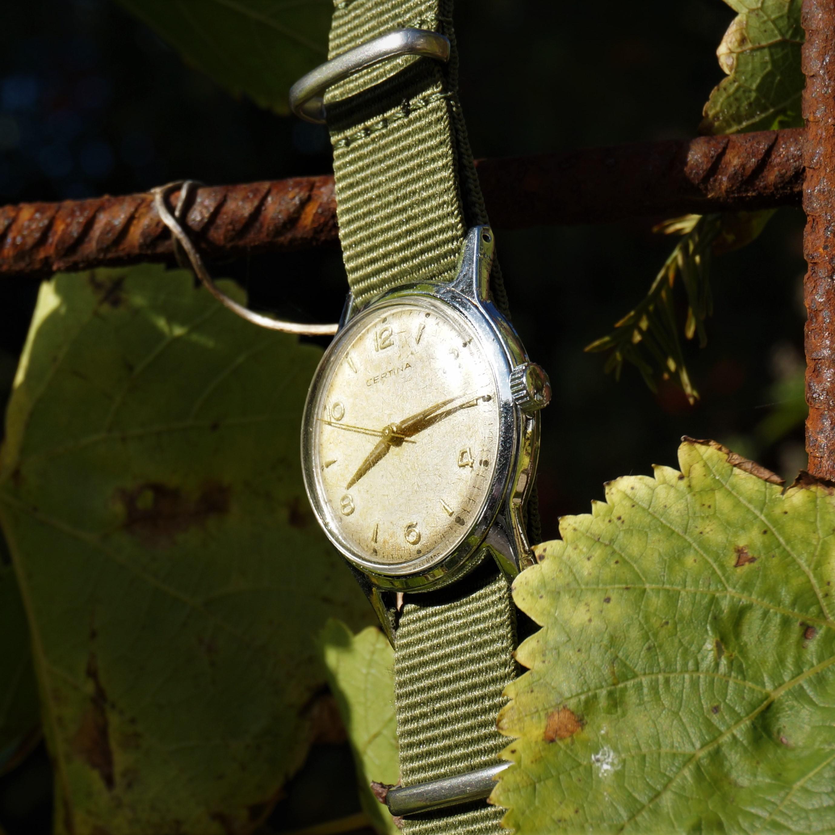 [Certina Military 1952] New vintage piece with lovely patina dial. | Scrolller