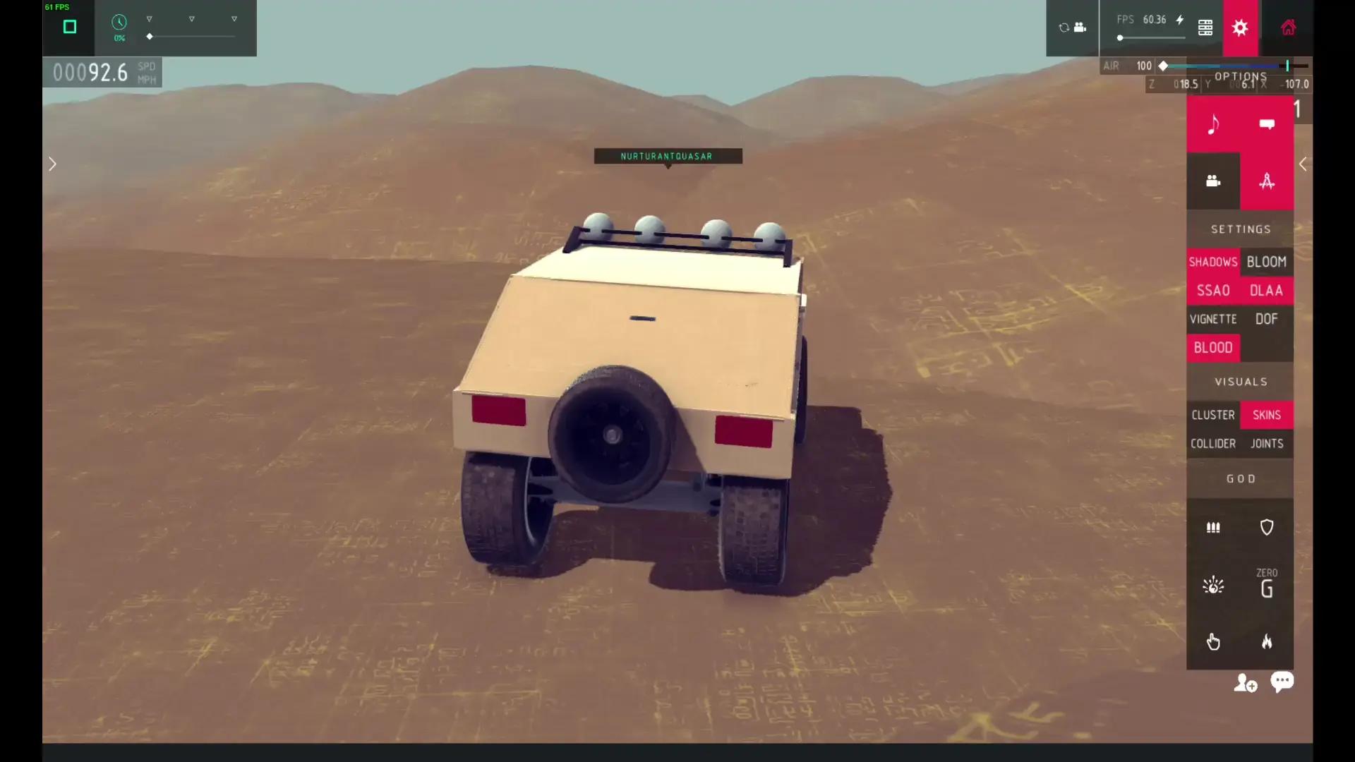 racing my newest humvee trophy truck thing in slo motion | Scrolller