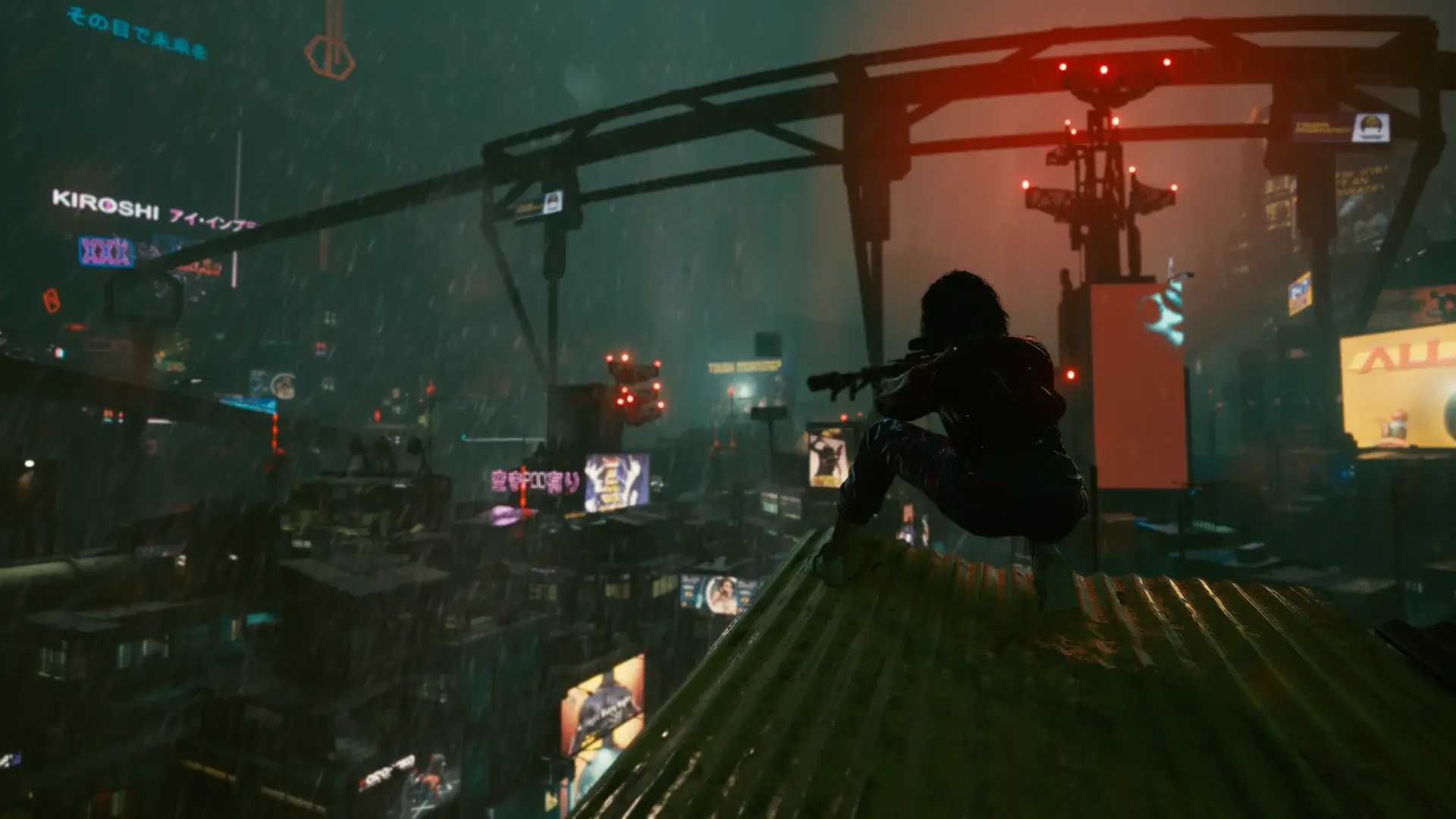 Rainy night -Cyberpunk 2077 | Scrolller