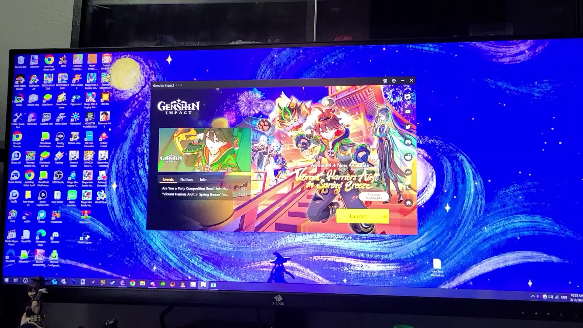 Random distortion happening on my new Z-Edge monitor infrequently. Any help? | Scrolller