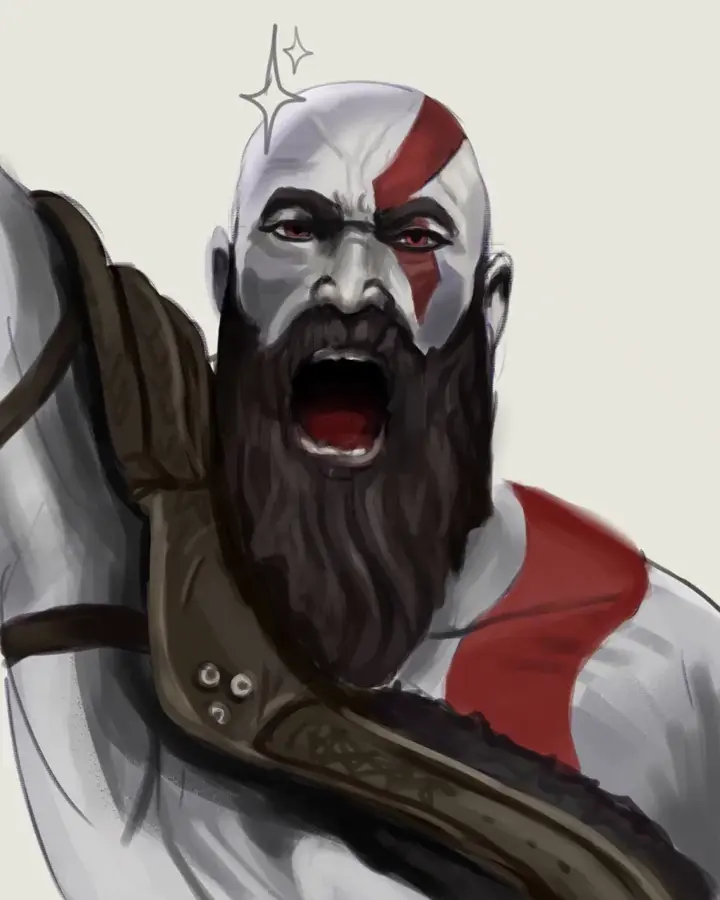 Random Kratos speedpaint | Scrolller