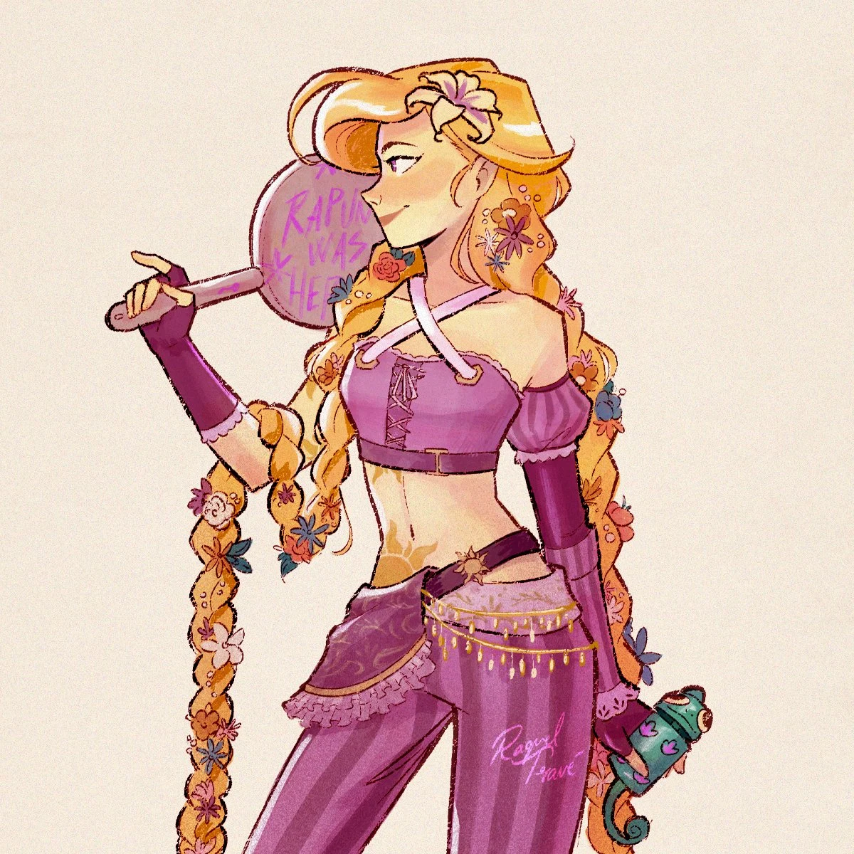 Rapunzel x Jinx by Raquel Trave | Scrolller