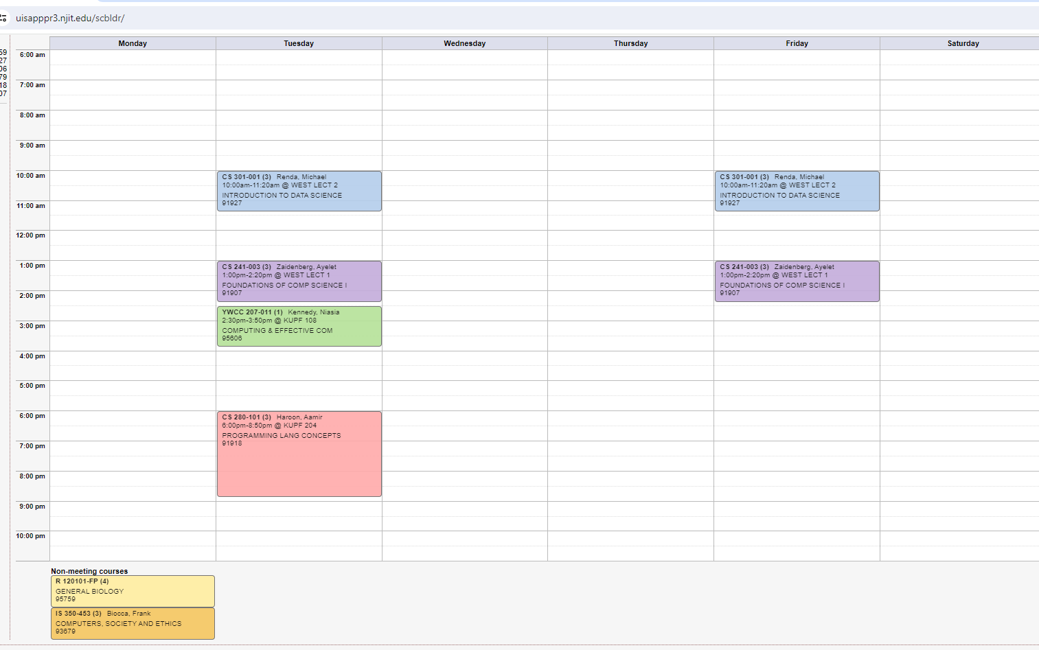 Rate My schedule | Scrolller