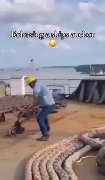 Releasing a ships anchor | Scrolller