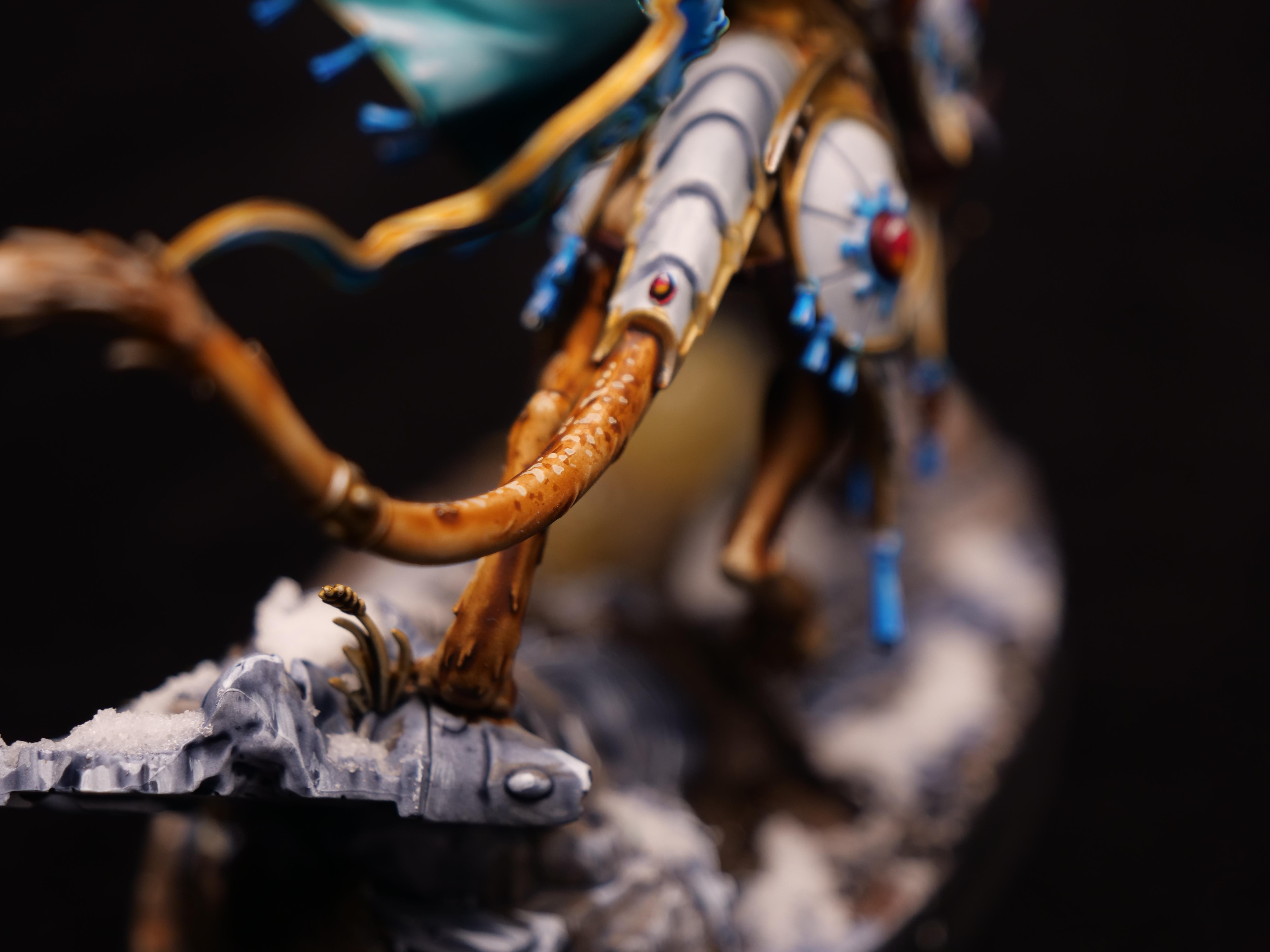 Probably my favorite mounted model I've ever painted 💙 | Scrolller