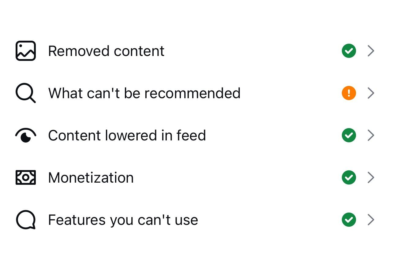 Instagram account status | Scrolller