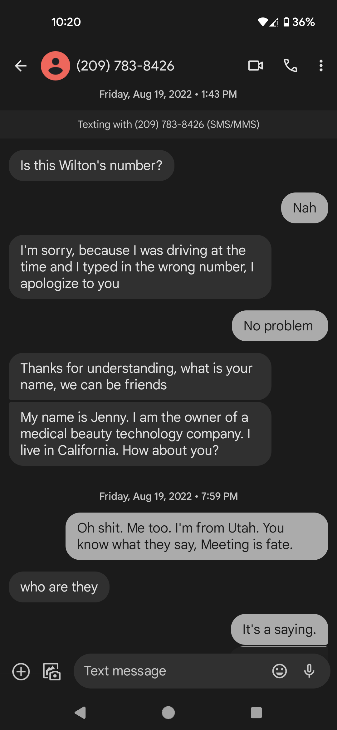 A simple but nice exchange | Scrolller