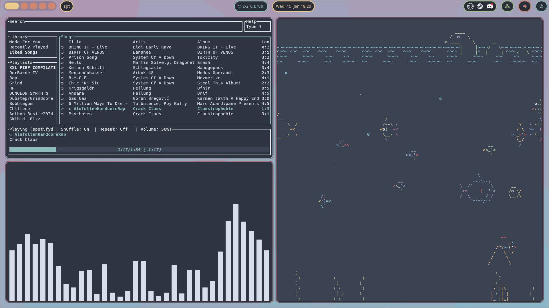 [Hyprland] First time doing with my OS, besides gaming and developing | Scrolller