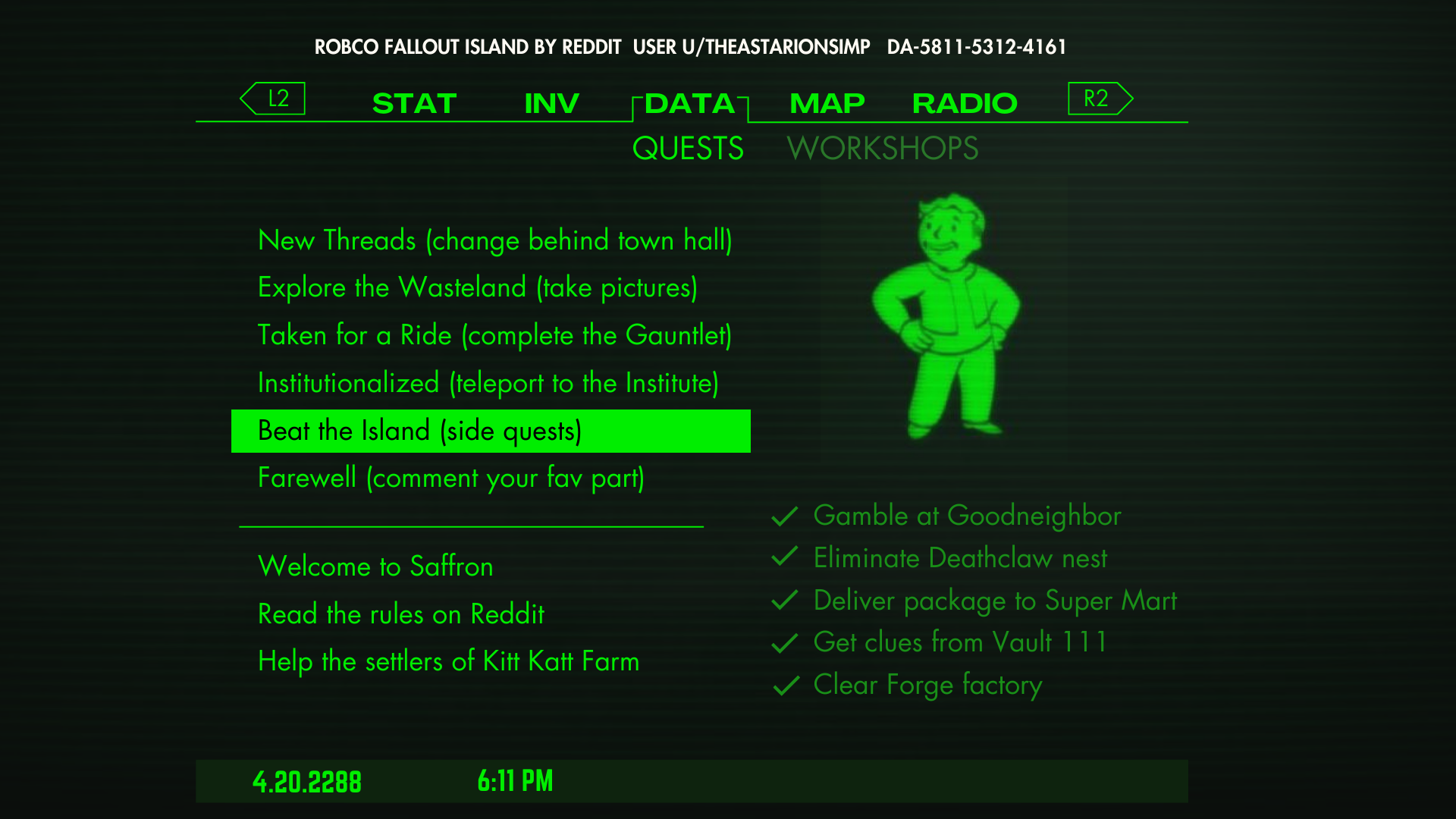 Made a Fallout inspired Animal Crossing island | Scrolller