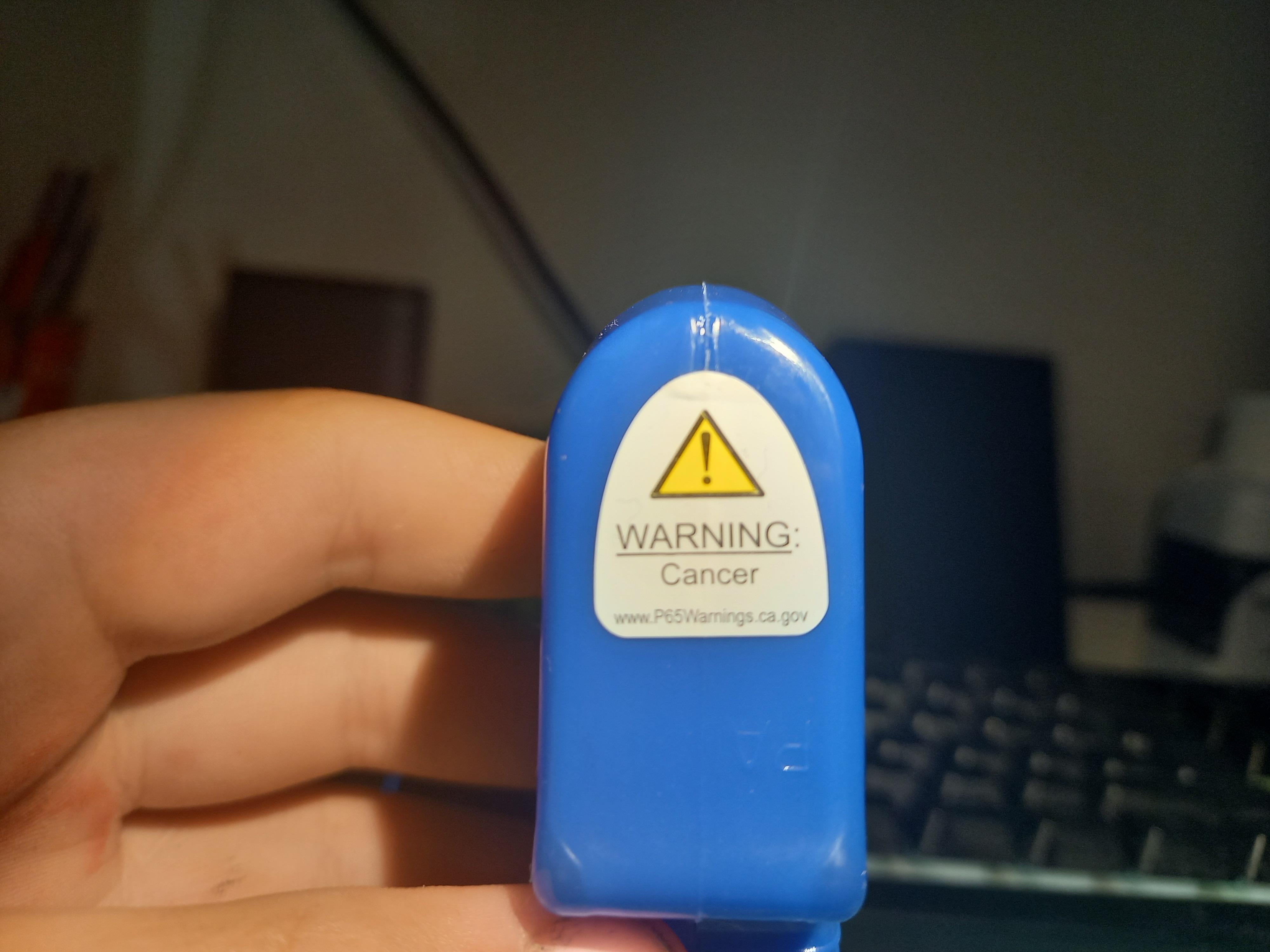 How dangerous is this? Bought this glue today and now noticed it says 'WARNING: Cancer,' should ...