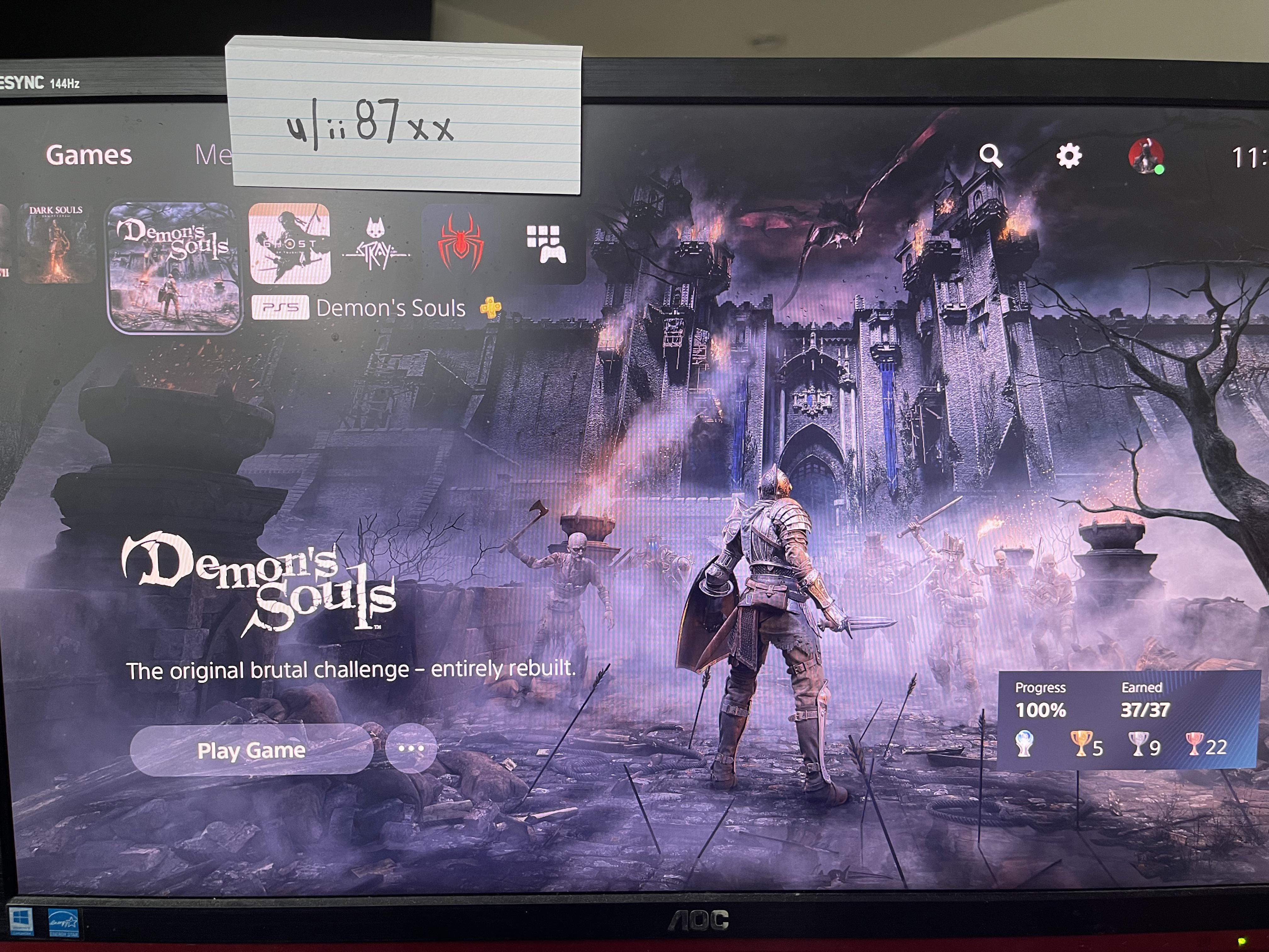 After 3 months, I have finally platinumed every FS Soulsborne game! One ...