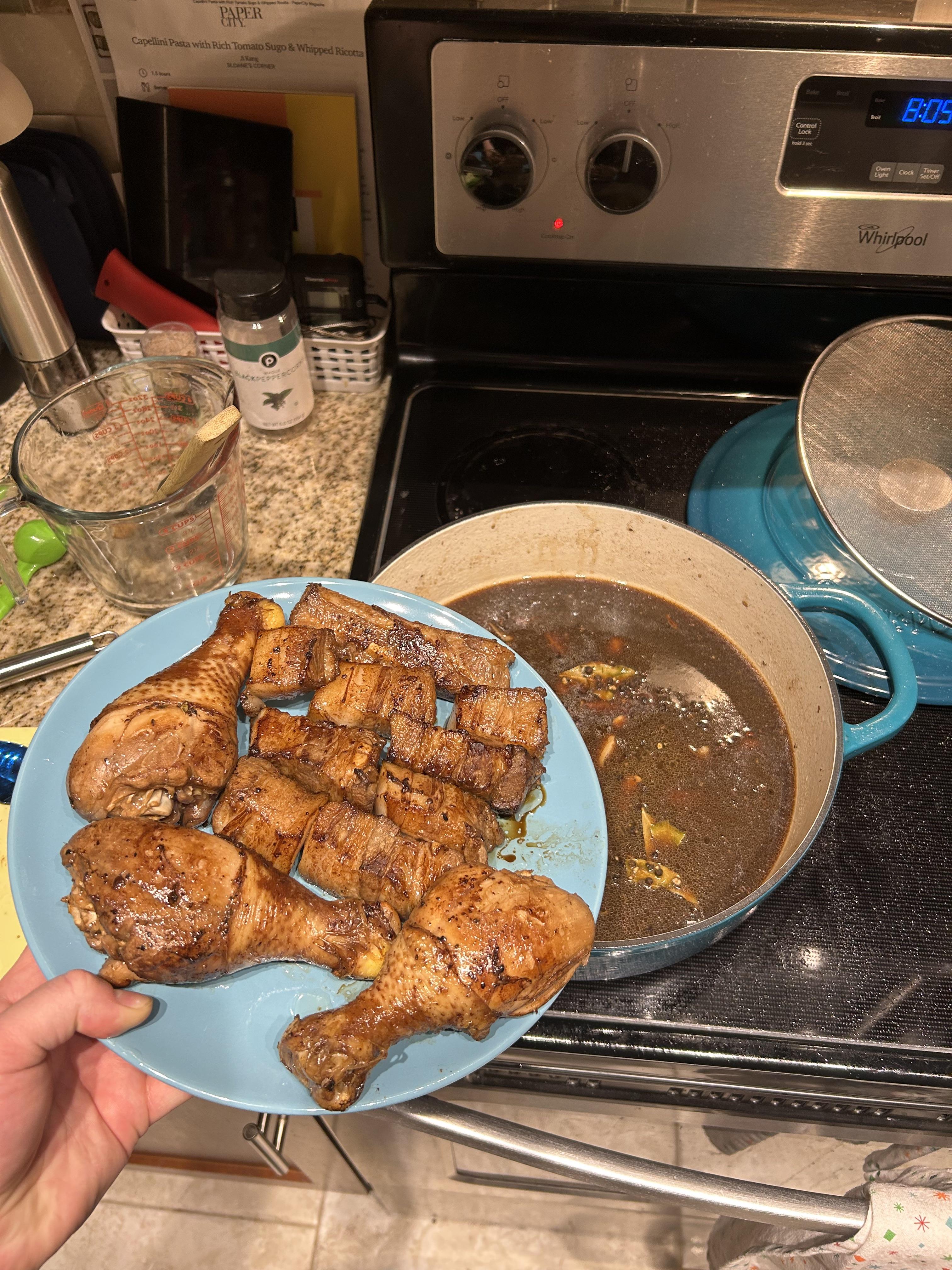 [homemade] Filipino chicken/pork adobo | Scrolller
