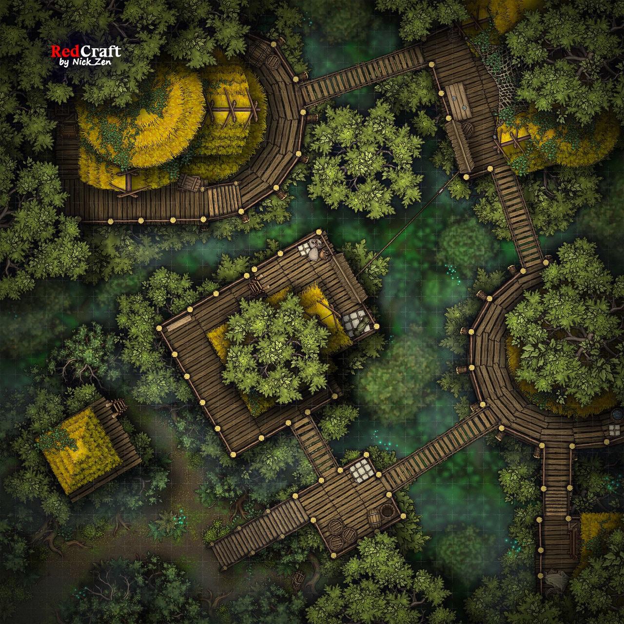 Village in the trees | Scrolller