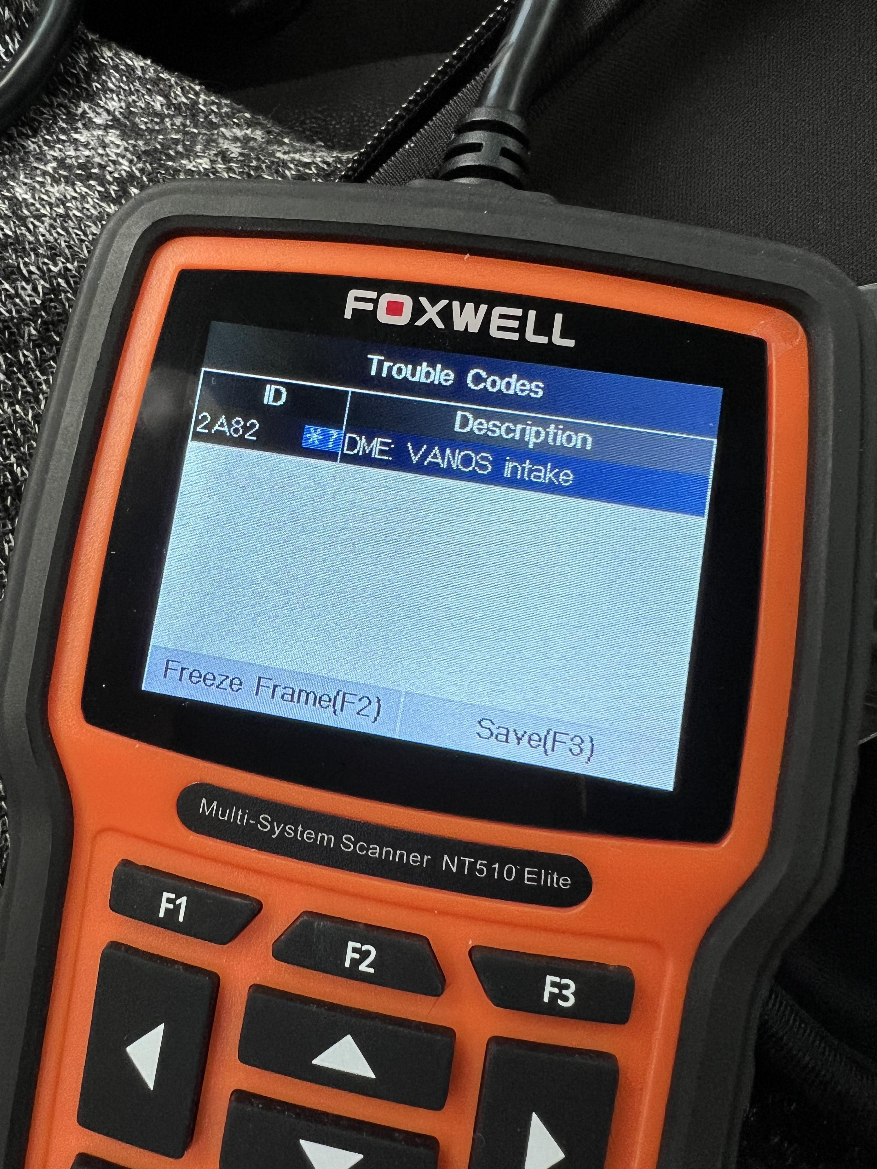 Persistent Vanos intake code | Scrolller