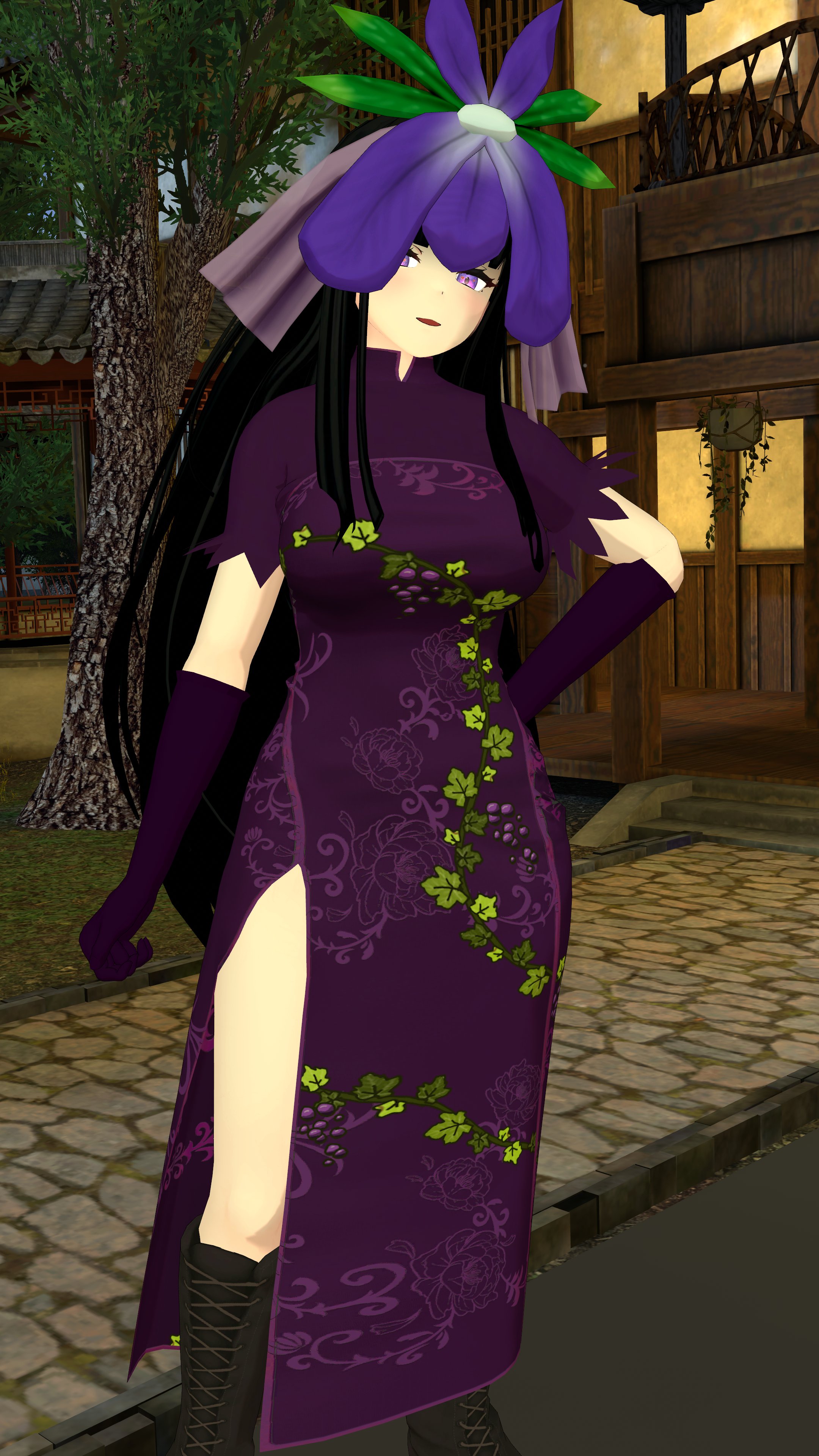 Made a model of the grape from Touhou 19 for VRChat | Scrolller