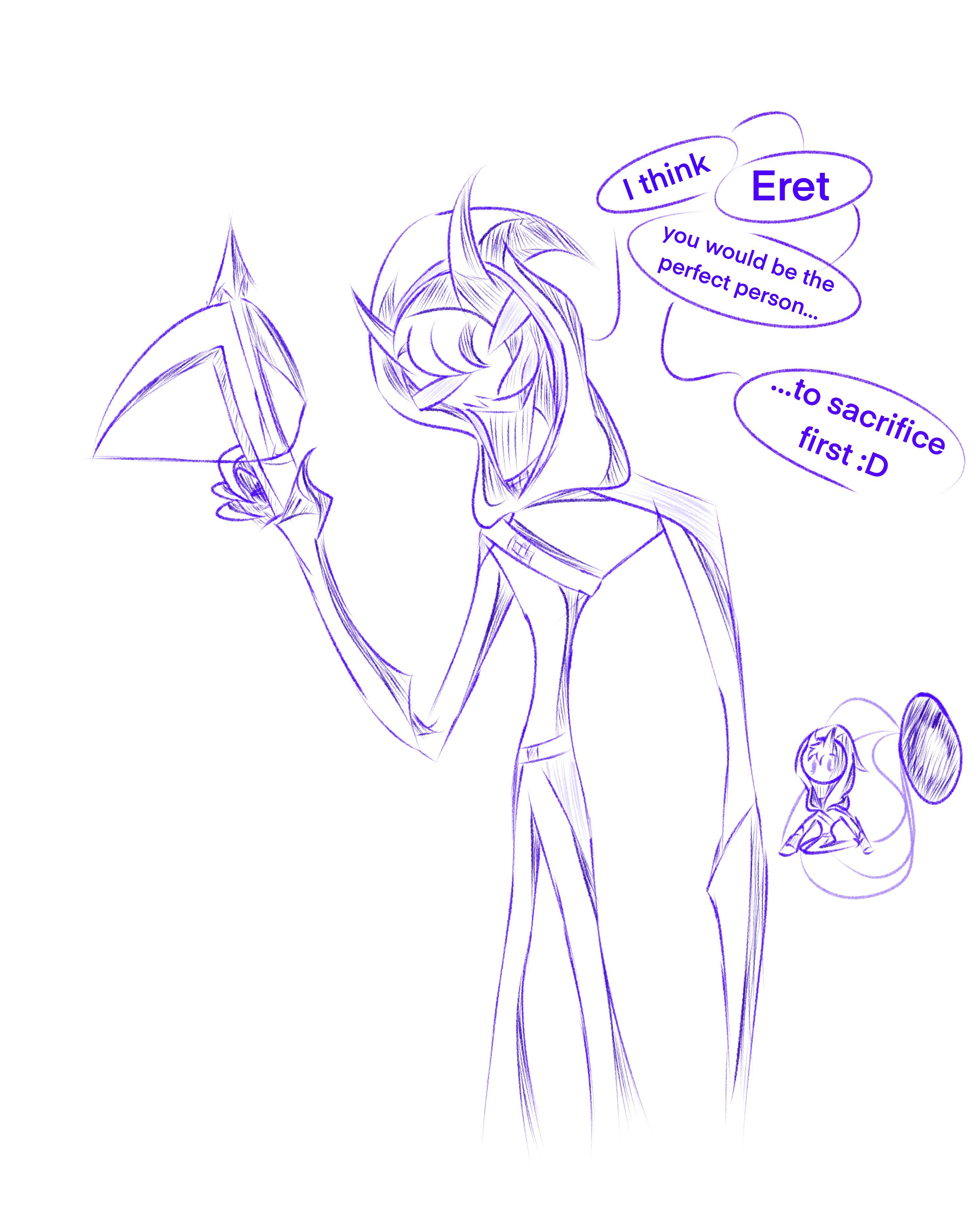 Sacrifice (fanart, OC) | Scrolller