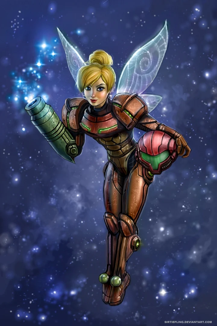Samus Aran Is Tinker Bell by SirTiefling | Scrolller