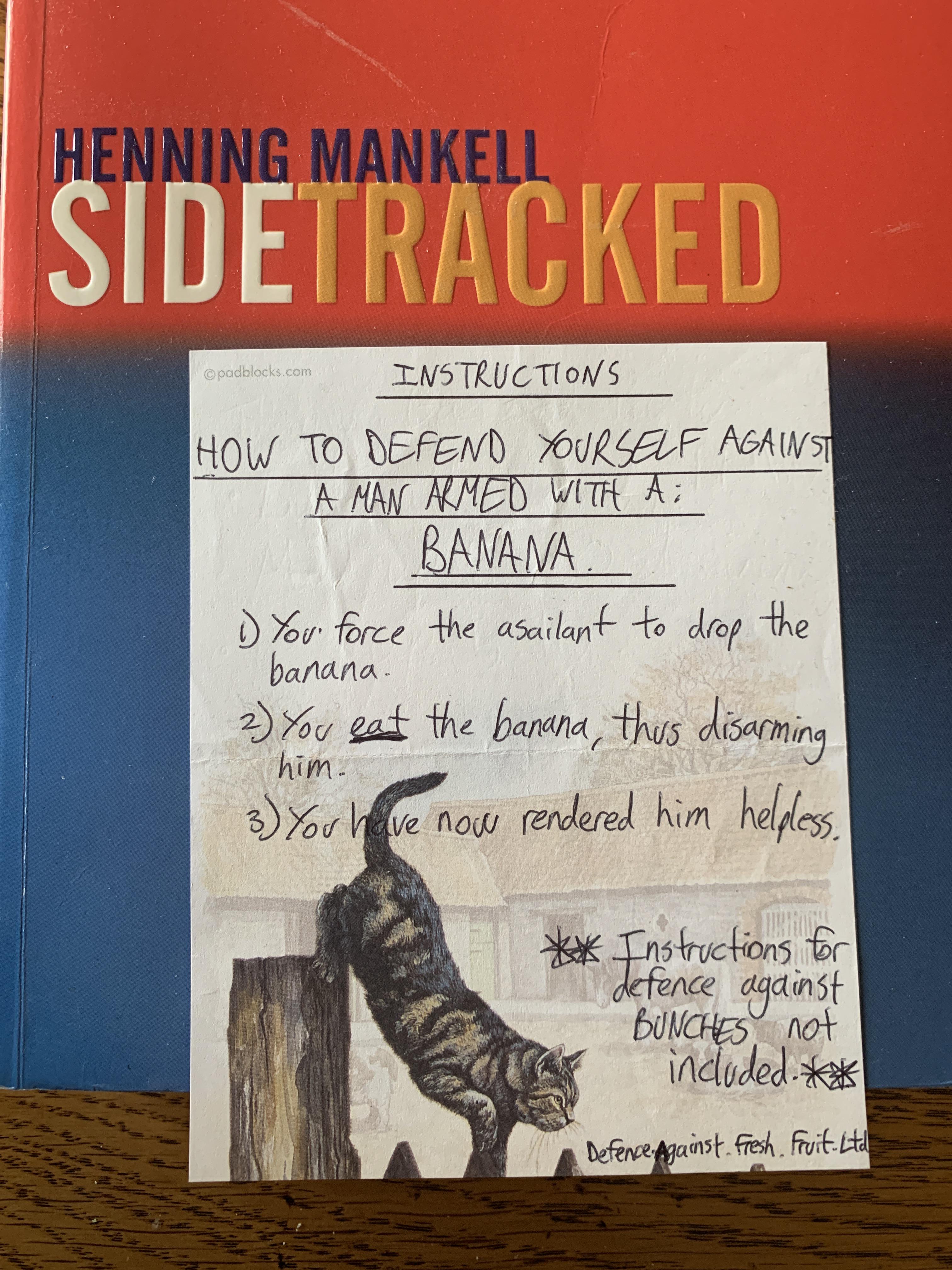 Self defence guide forgotten bookmark! | Scrolller