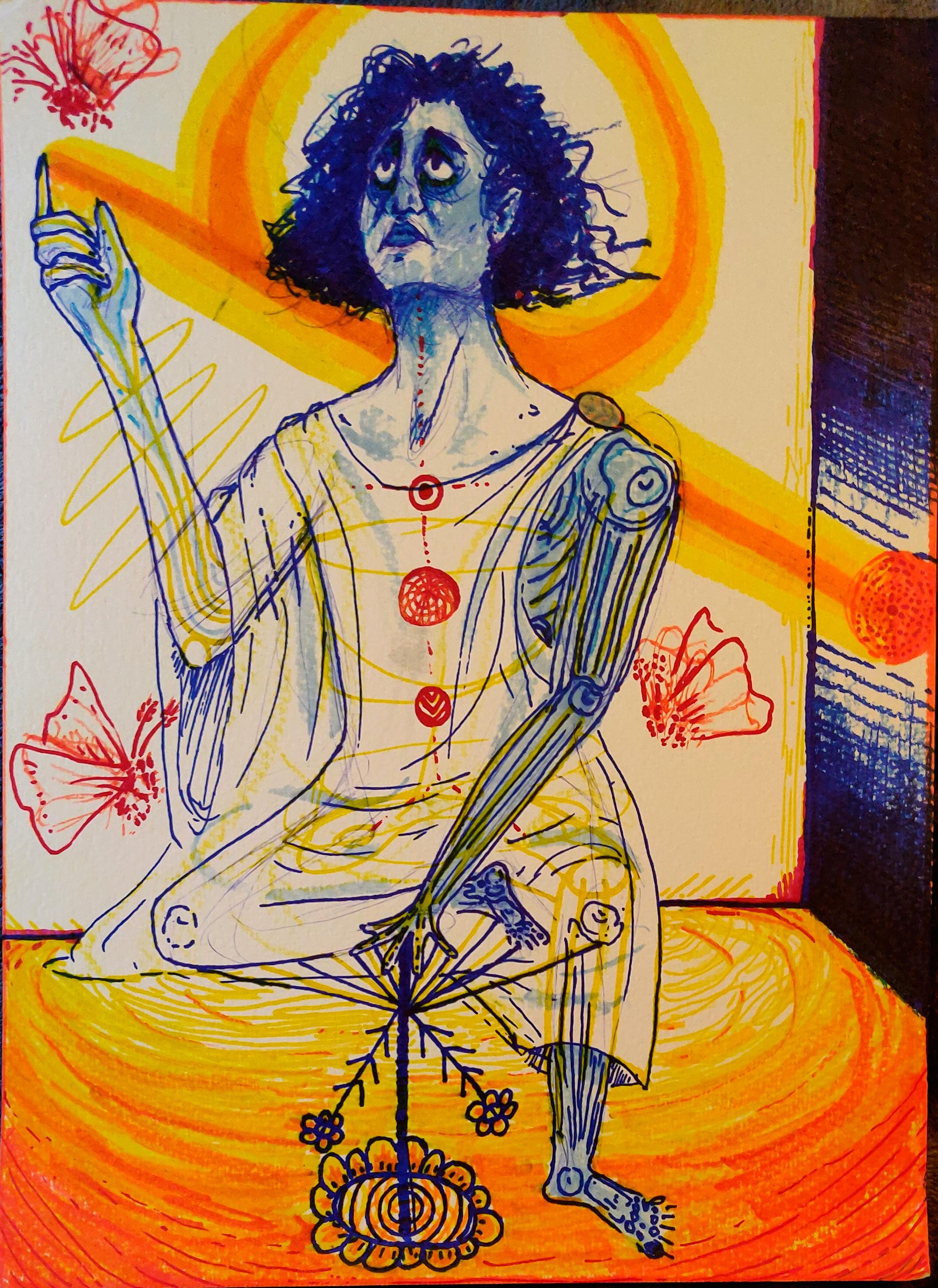 Self portrait, marker, bearwizzard | Scrolller