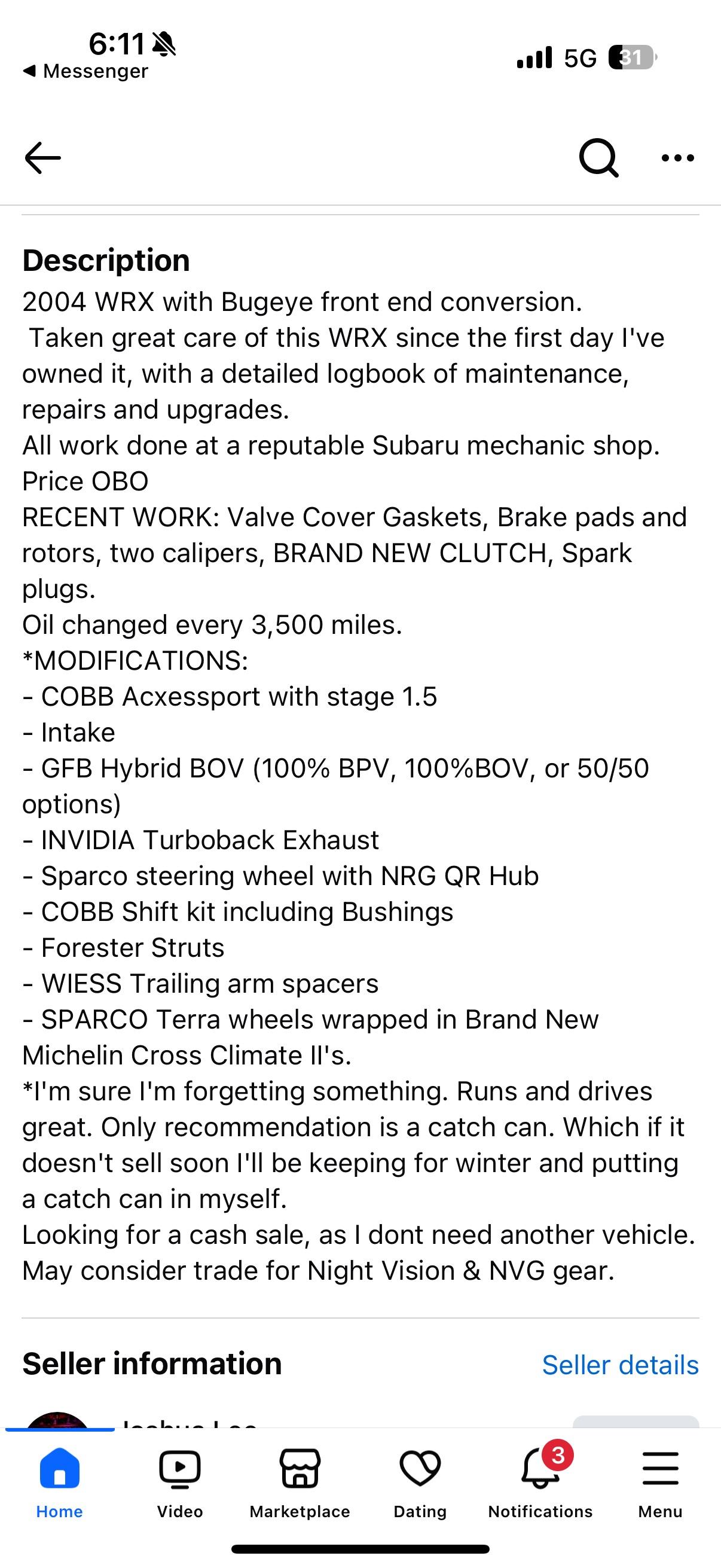 2004 Bugeye Conversion | Scrolller