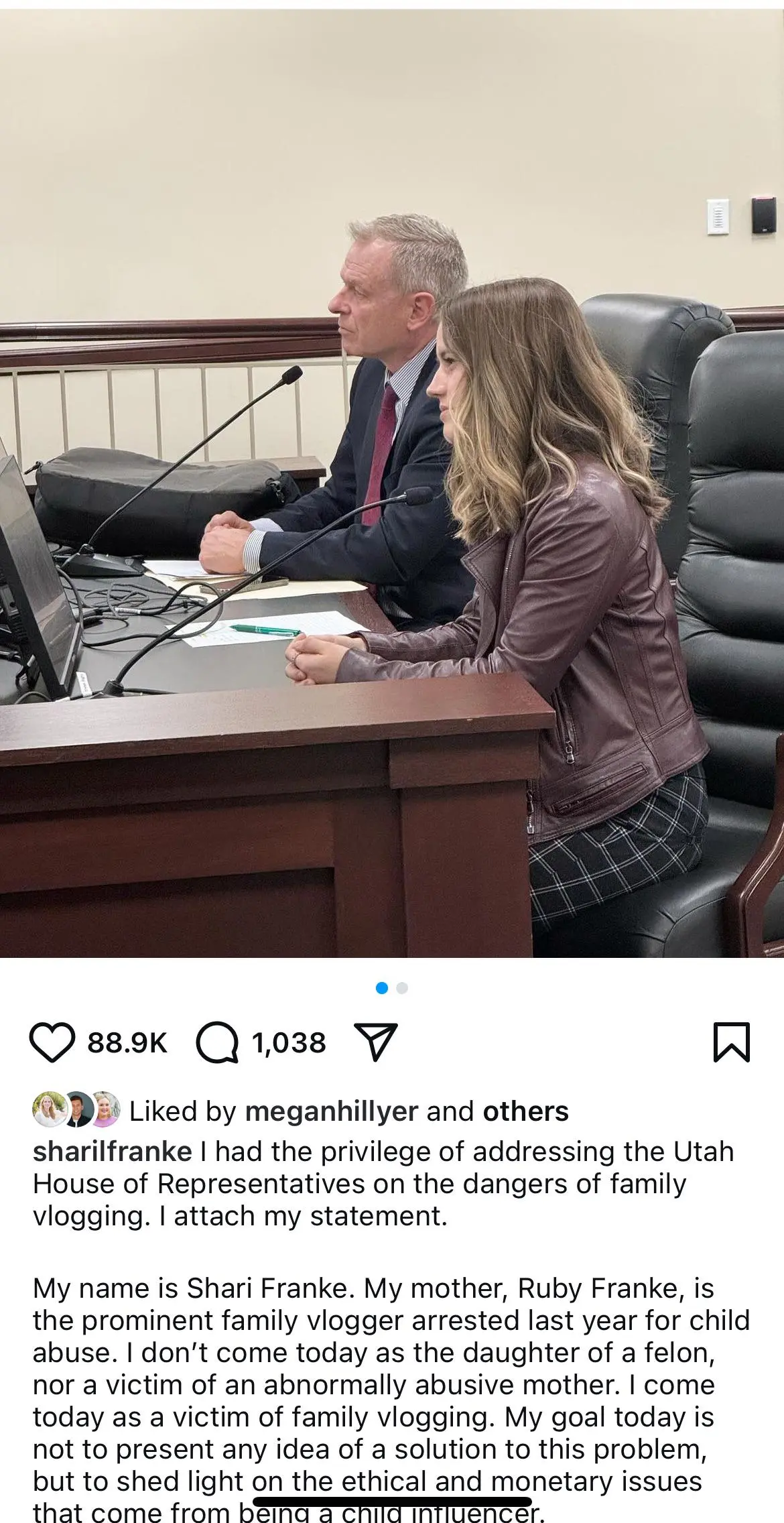 Shari Franke on family vlogging | Scrolller