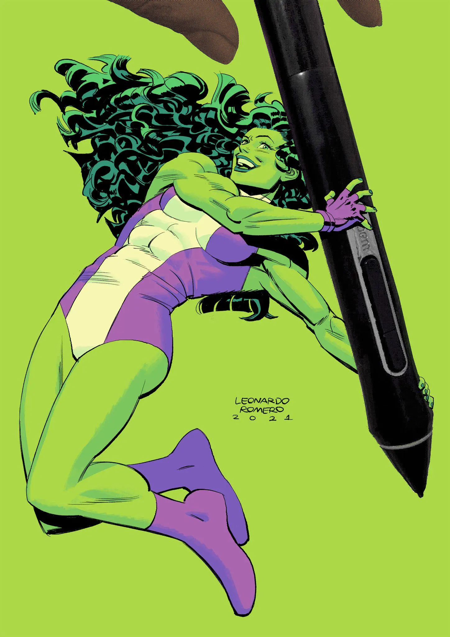 She-Hulk by Leonardo Romero | Scrolller