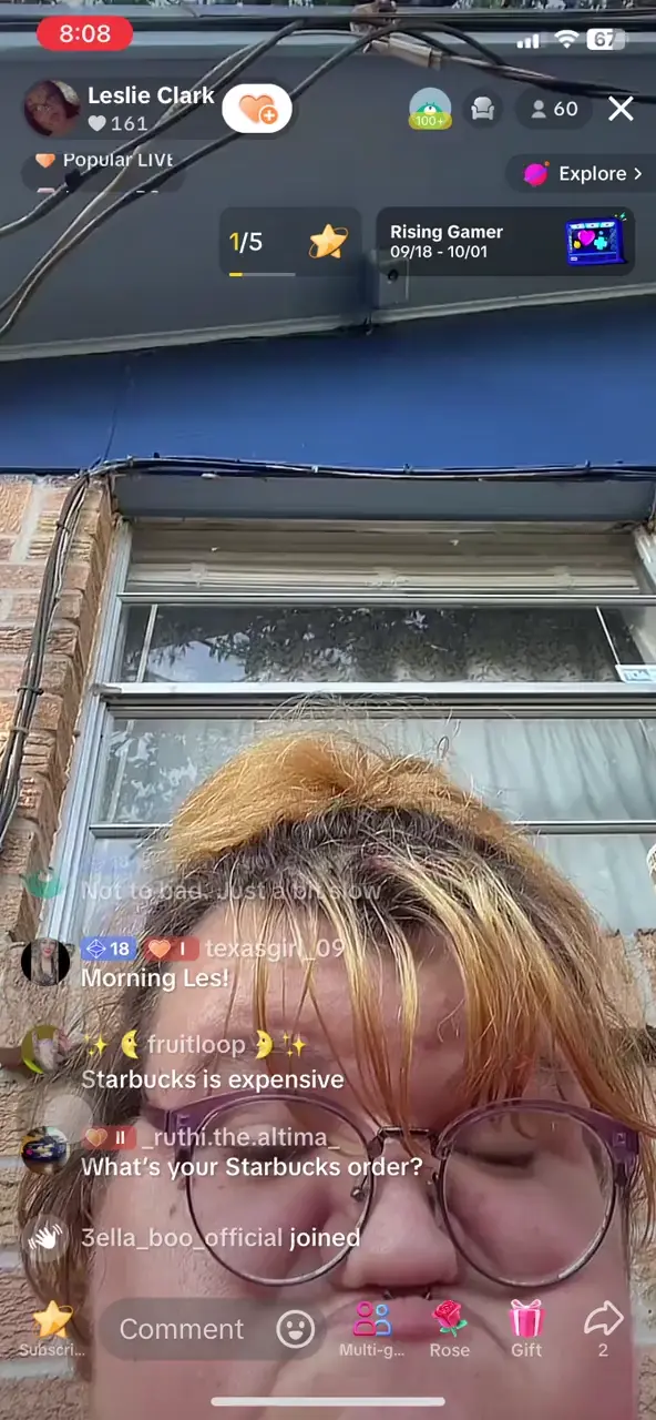 She’s live rn begging for starbucks | Scrolller