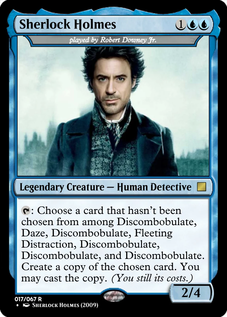 Sherlock Holmes (played by Robert Downey Jr.)circusqueen was accepted! | Scrolller
