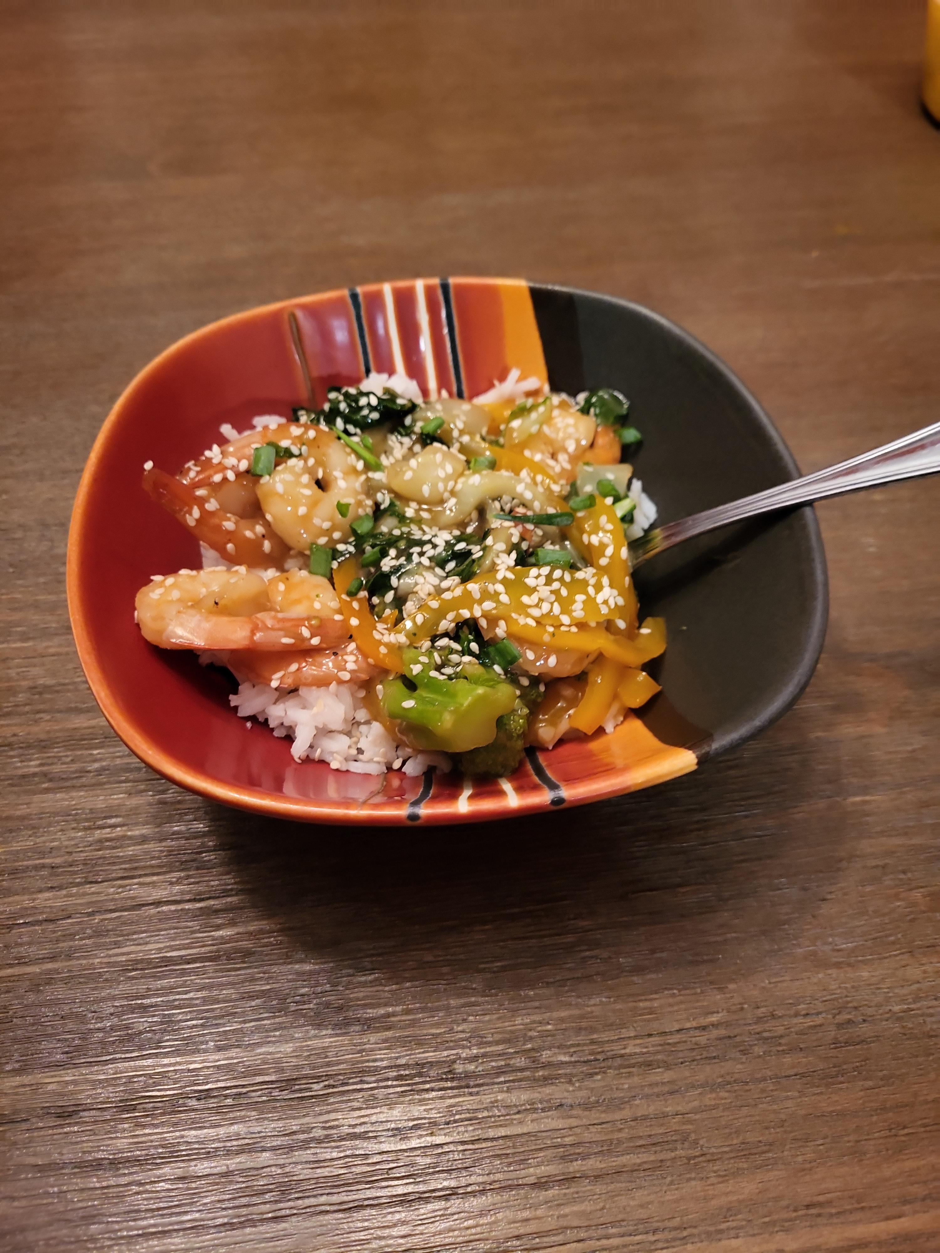 Shrimp stir fry | Scrolller