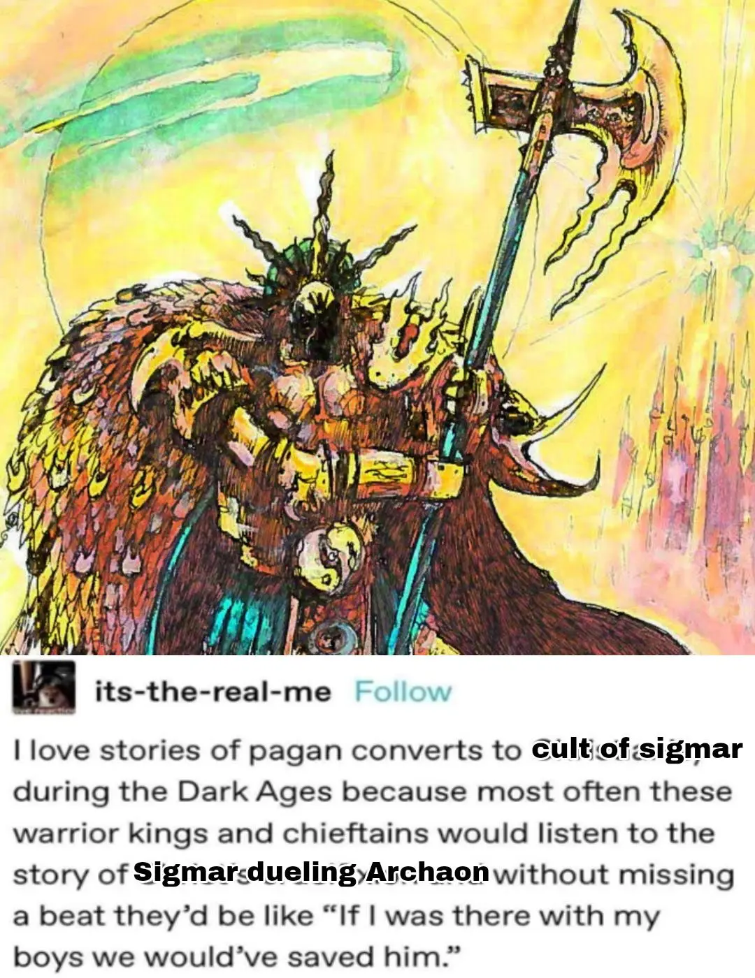 Sigmar my beloved | Scrolller