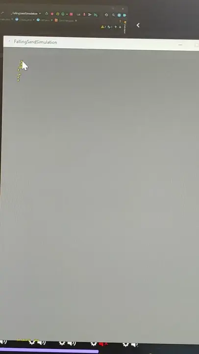 Simple Java falling sand simulation | Scrolller