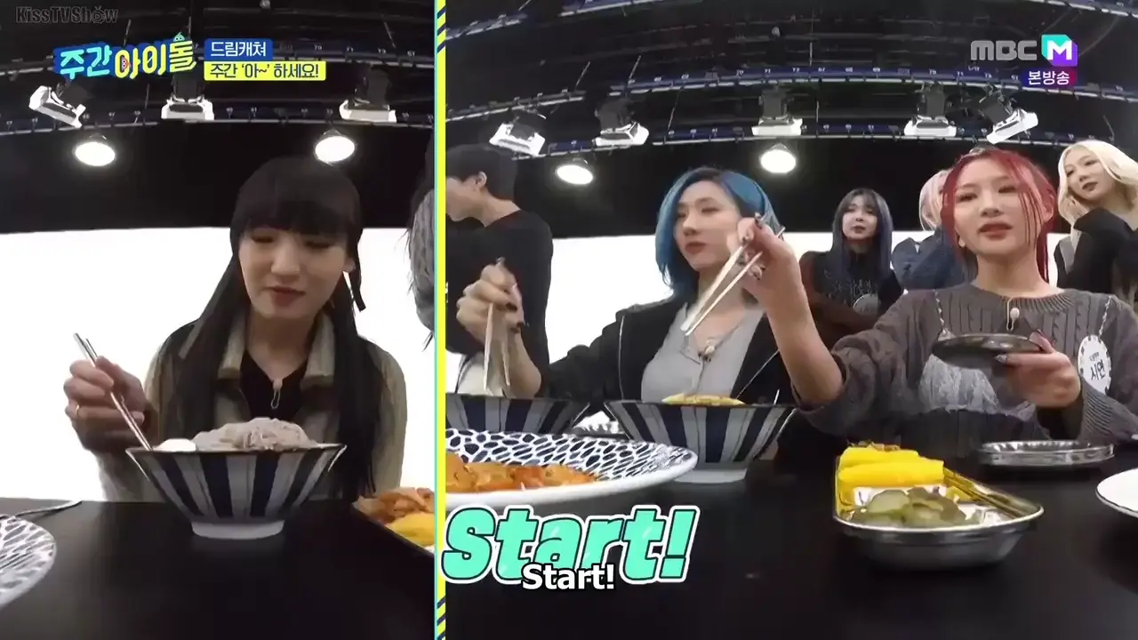 Siyeon eating tteokbokki | Scrolller