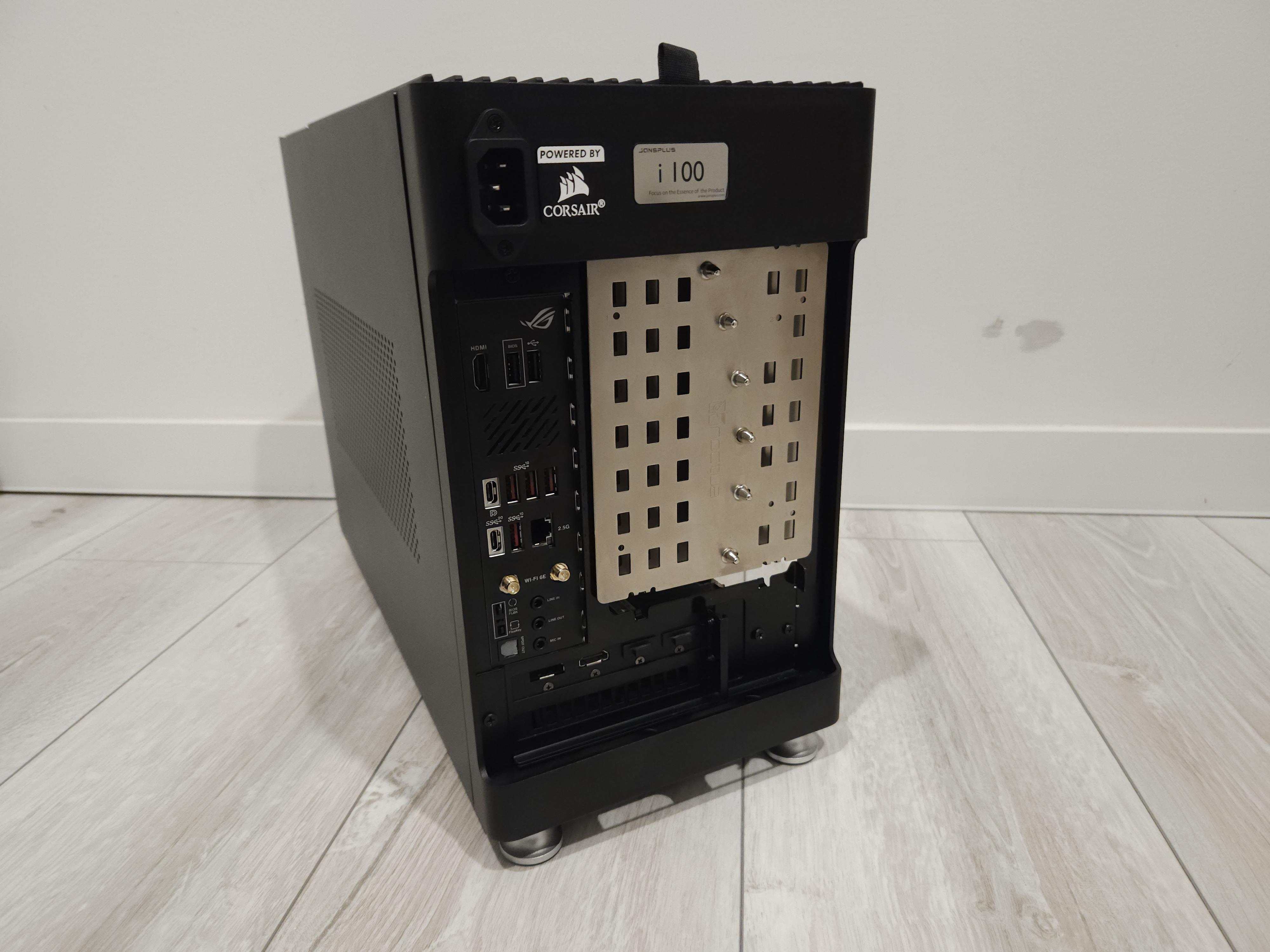 New SFF(-ish) battlestation/workstation, featuring NH-P1 in Jonsplus i100 Pro | Scrolller