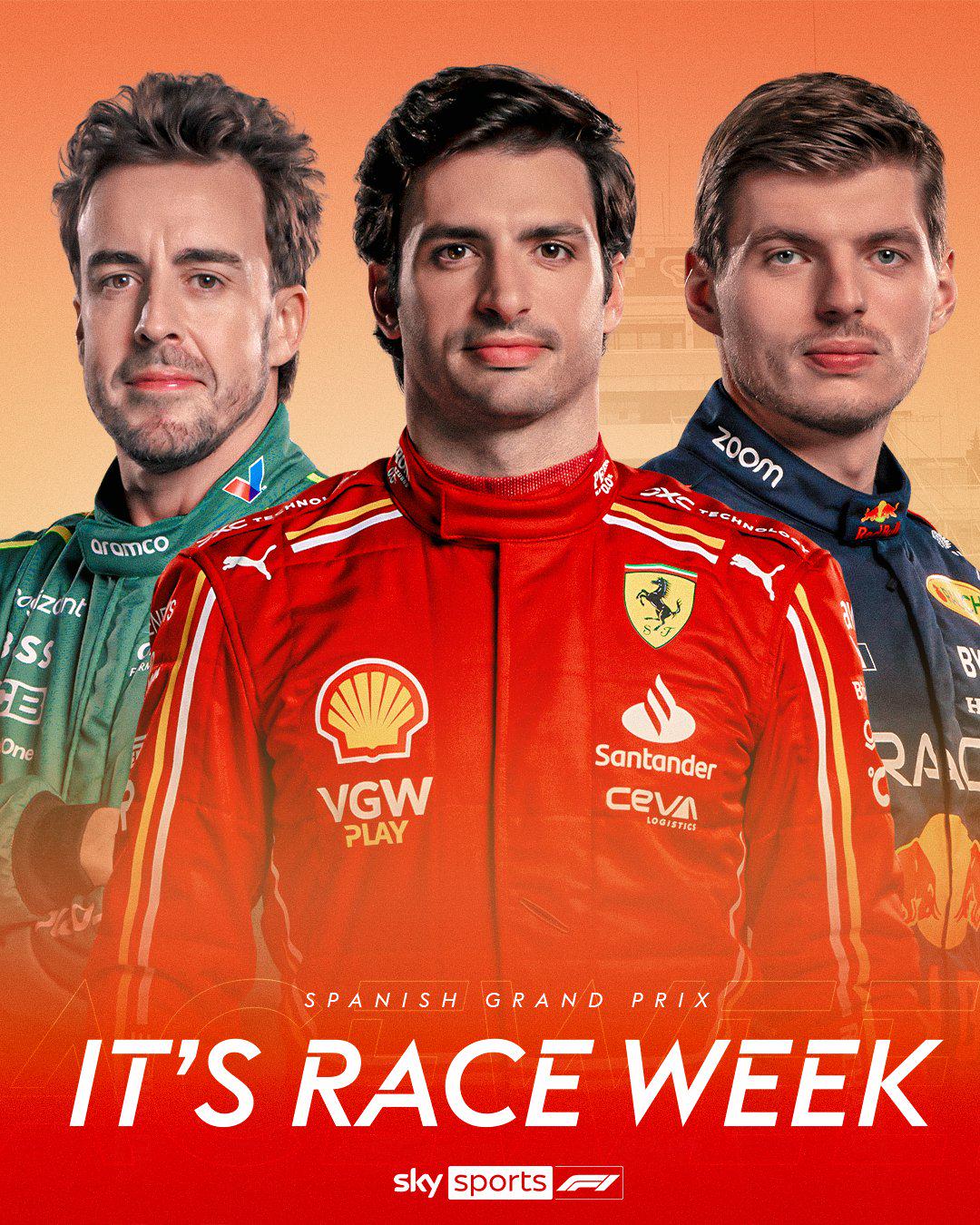 Sky F1 poster for the Spanish GP | Scrolller