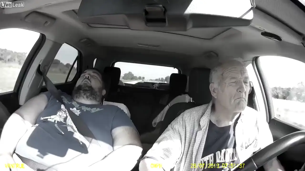 Sleeping at the wheel | Scrolller