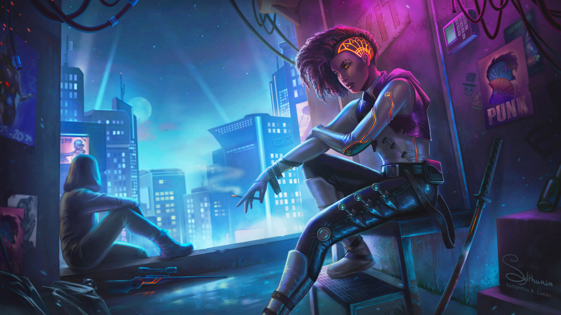 Smoke Break by Samantha B. Lucas | Scrolller