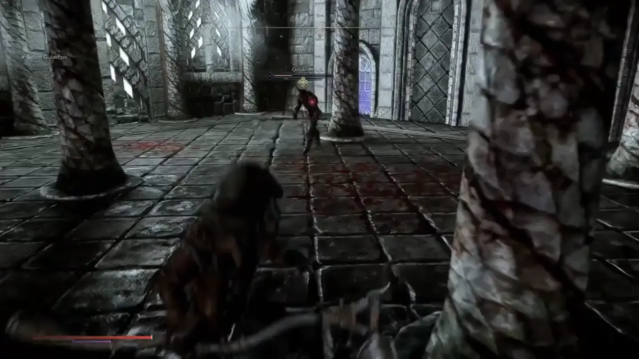 Some modded Skyrim combat | Scrolller