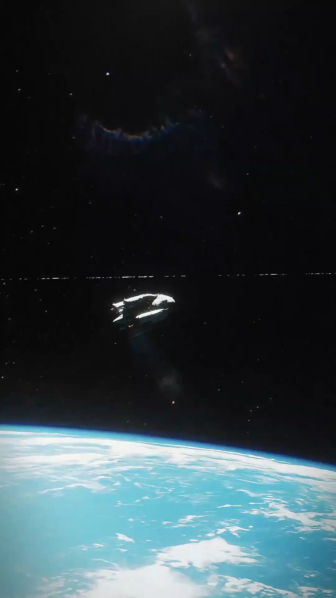 Spaceship entering hangar by Rui Huang | Scrolller