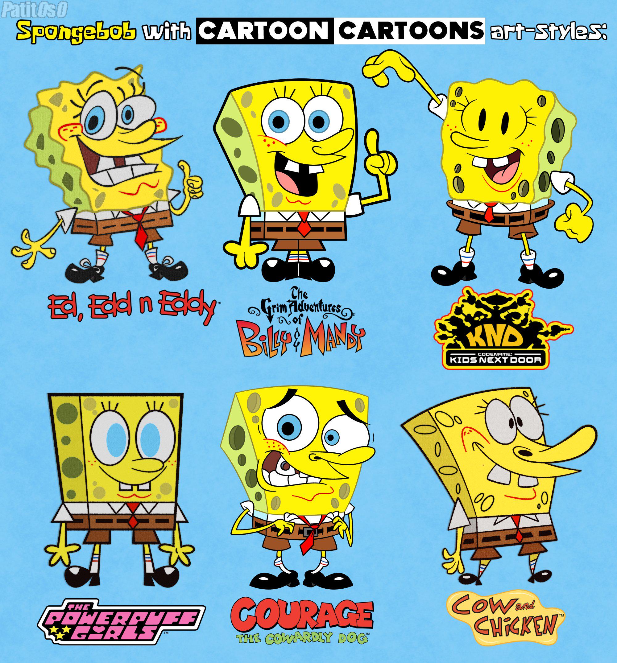 SpongeBob As A Cartoon Network Character (@Patit0s0 - Twitter) | Scrolller
