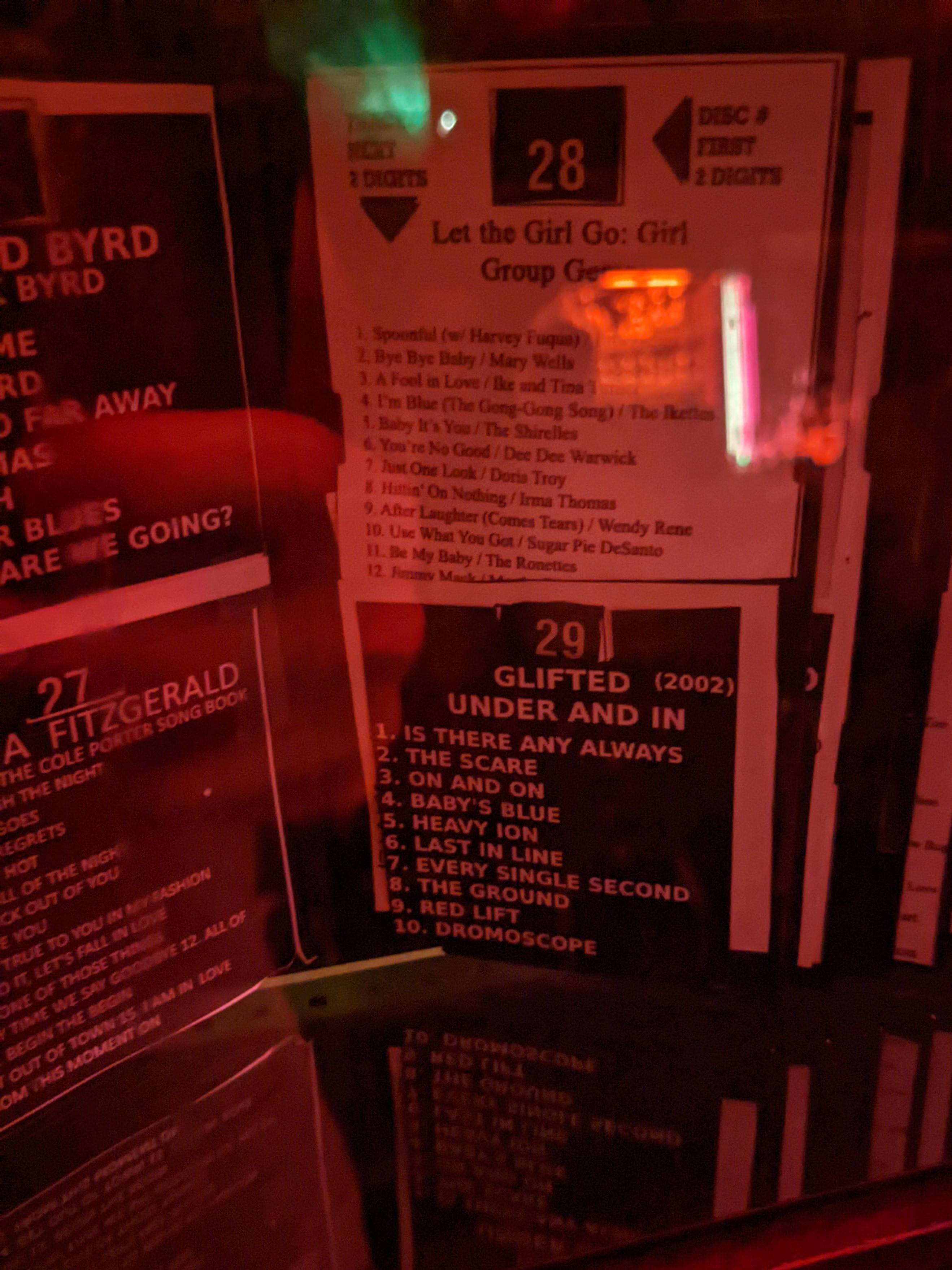 Spotted on a dive bar jukebox: Glifted - Under And In | Scrolller