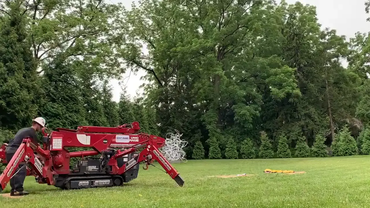 Spyder Crane action for you all to enjoy. Scout Cranes of NJ made this ...