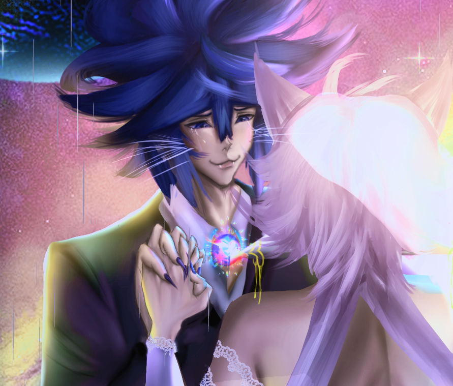 A drawing of my characters getting married | Scrolller