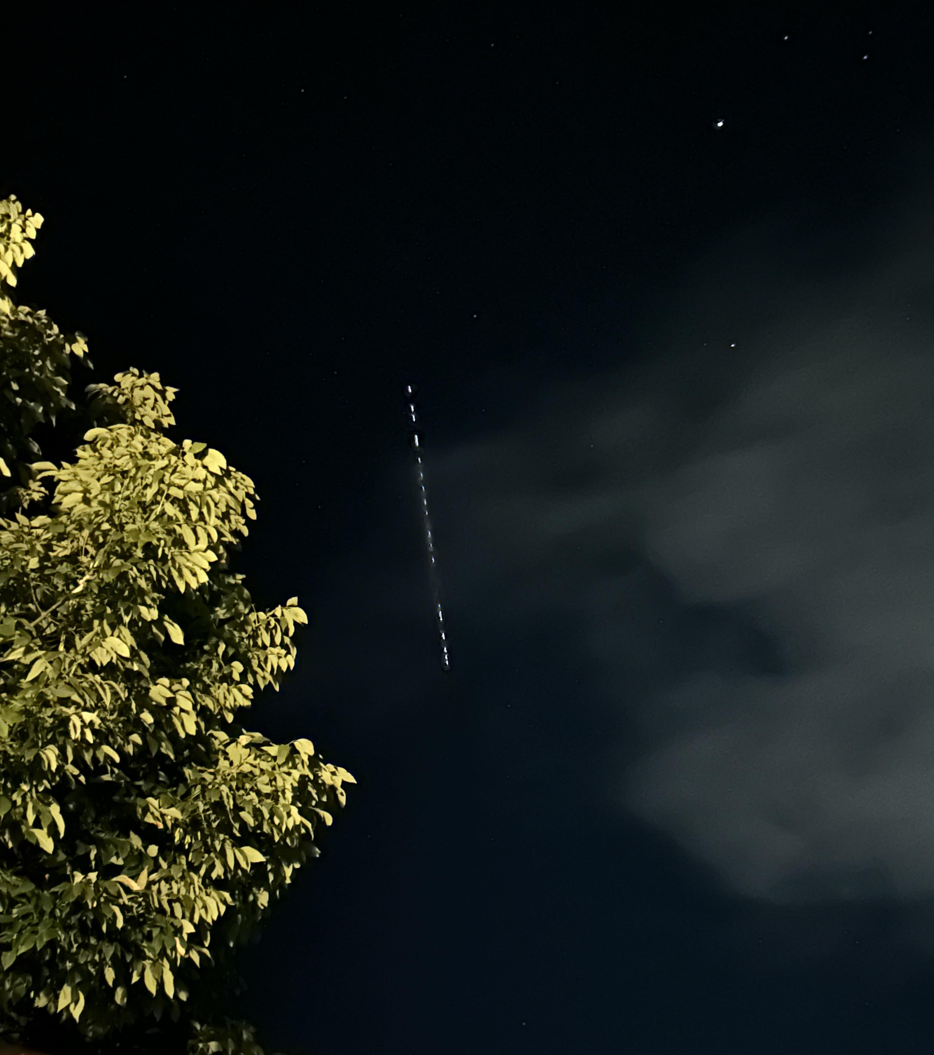 Starlink Satellite over Nova Scotia | Scrolller